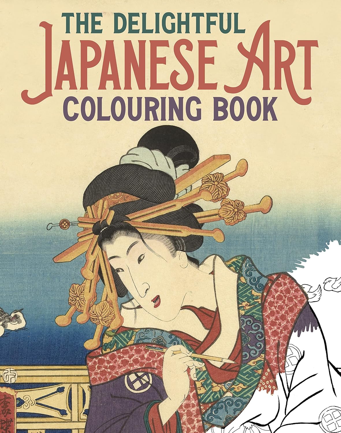 The Delightful Japanese Art Colouring Book (Arcturus Creative Colouring ...