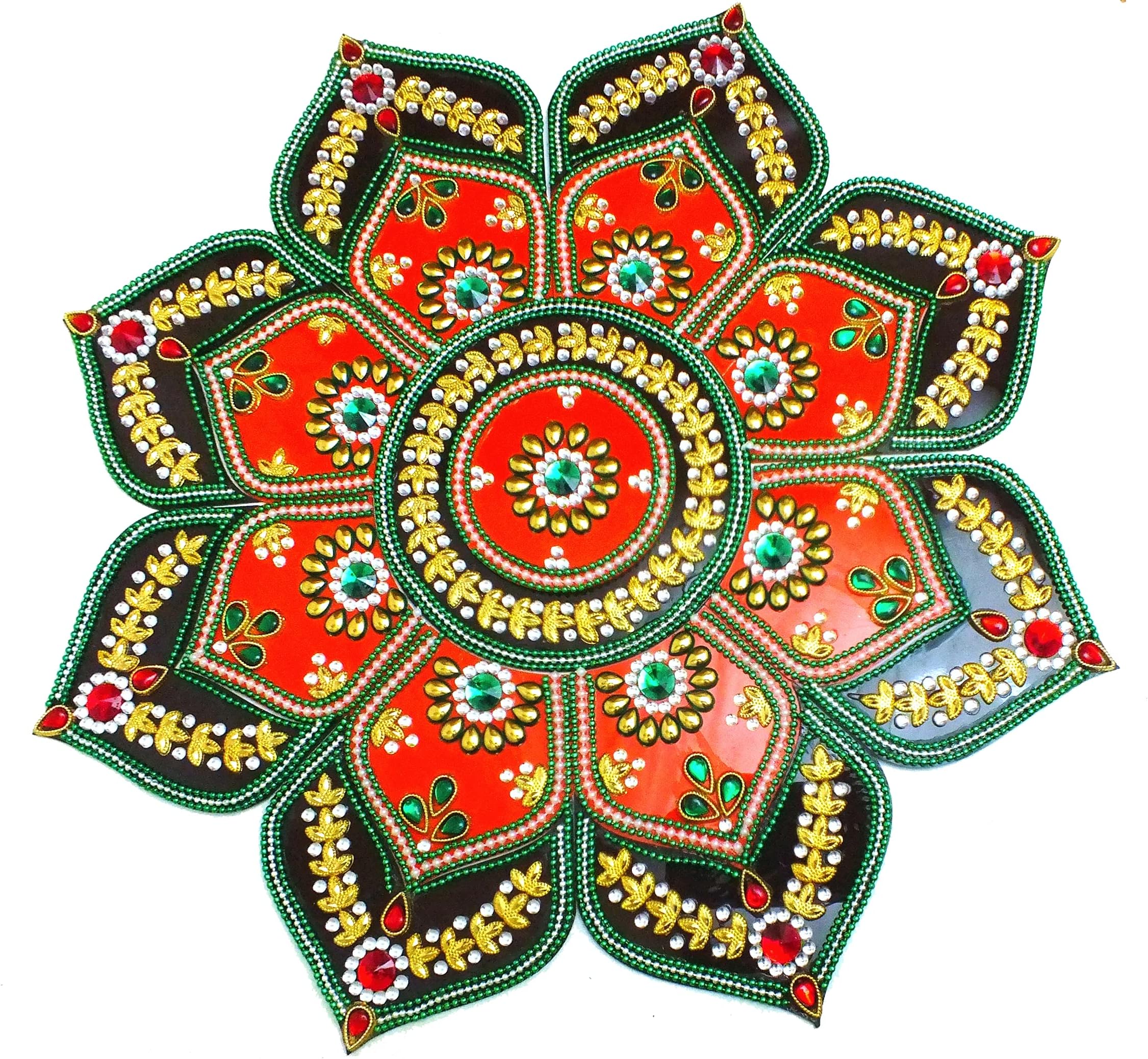 Buy Rangoli Arts - KK2 - Designer kankavati Haldi-Kunku Karand ...