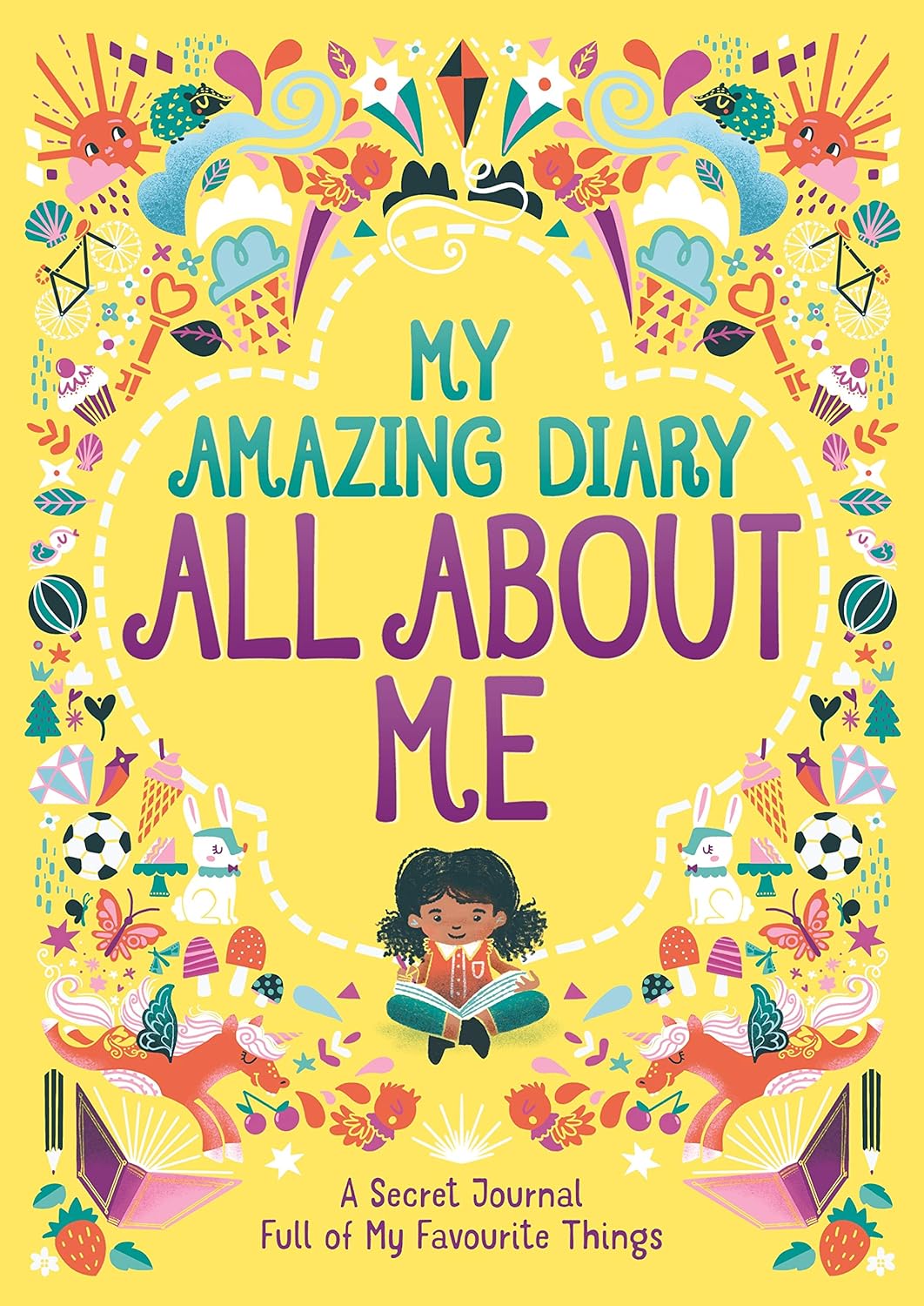 Amazon.com: My Amazing Diary All About Me: A Secret Journal Full of My ...