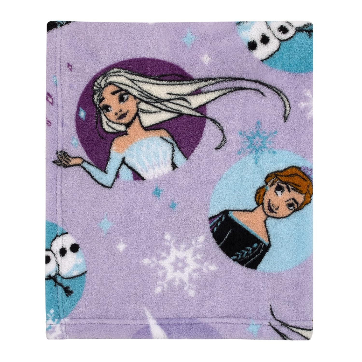 Amazon.com: Disney Frozen Winter Cheer Lavender, Aqua, Green and White ...