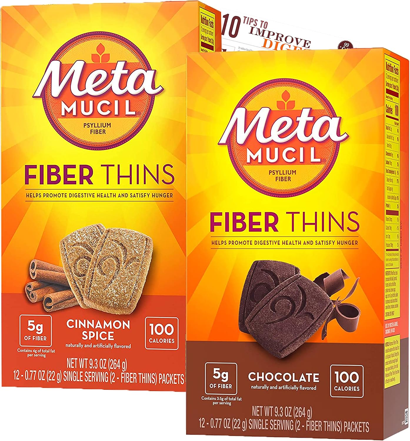 Amazon.com: Meta FiberThins Fiber Supplement with Bleam Digestive ...