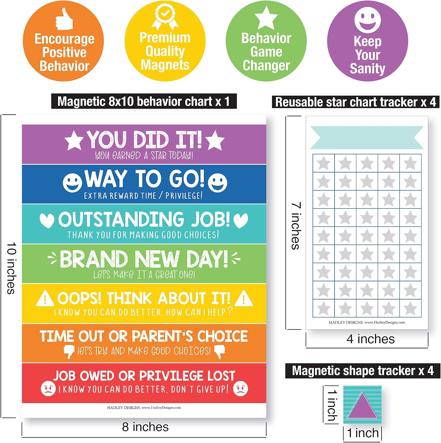 1 Rainbow Kids Chore Chart Magnetic, 1 Colorful Australia | Ubuy