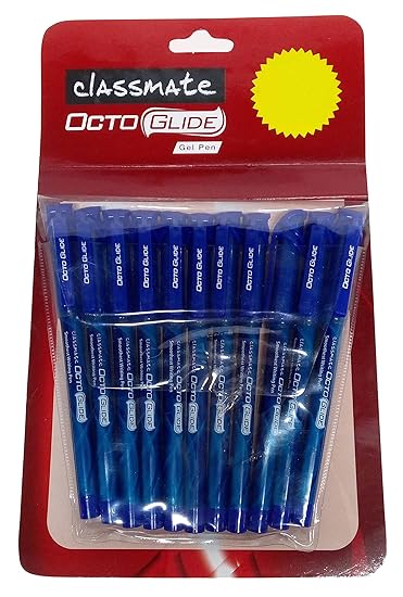 Classmate Octo Glide Gel Pens - Blue, Pack of 11 : Amazon.in: Office ...