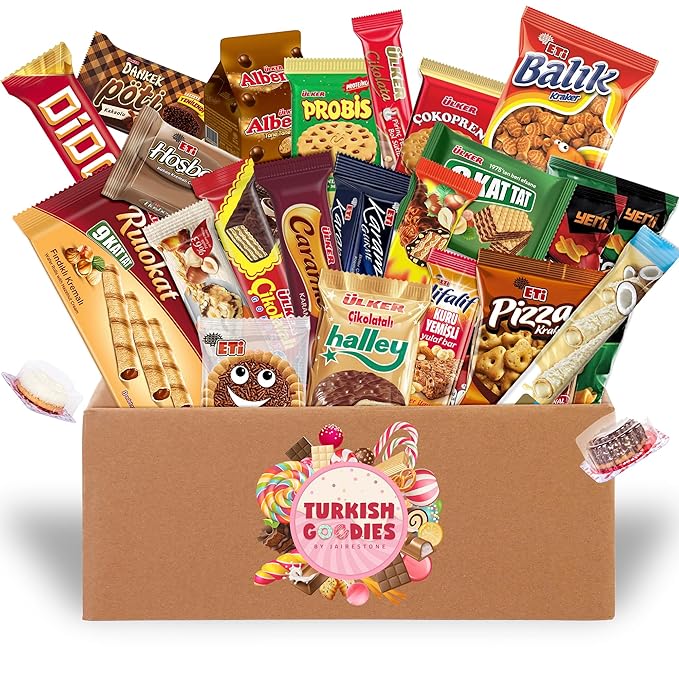 Amazon.com : Turkish Goodies International Snacks Box - Exotic Snack ...