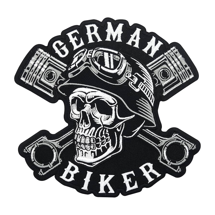 Cool Biker Patches Echtlederjacke Für Herren / Coole Schwarze