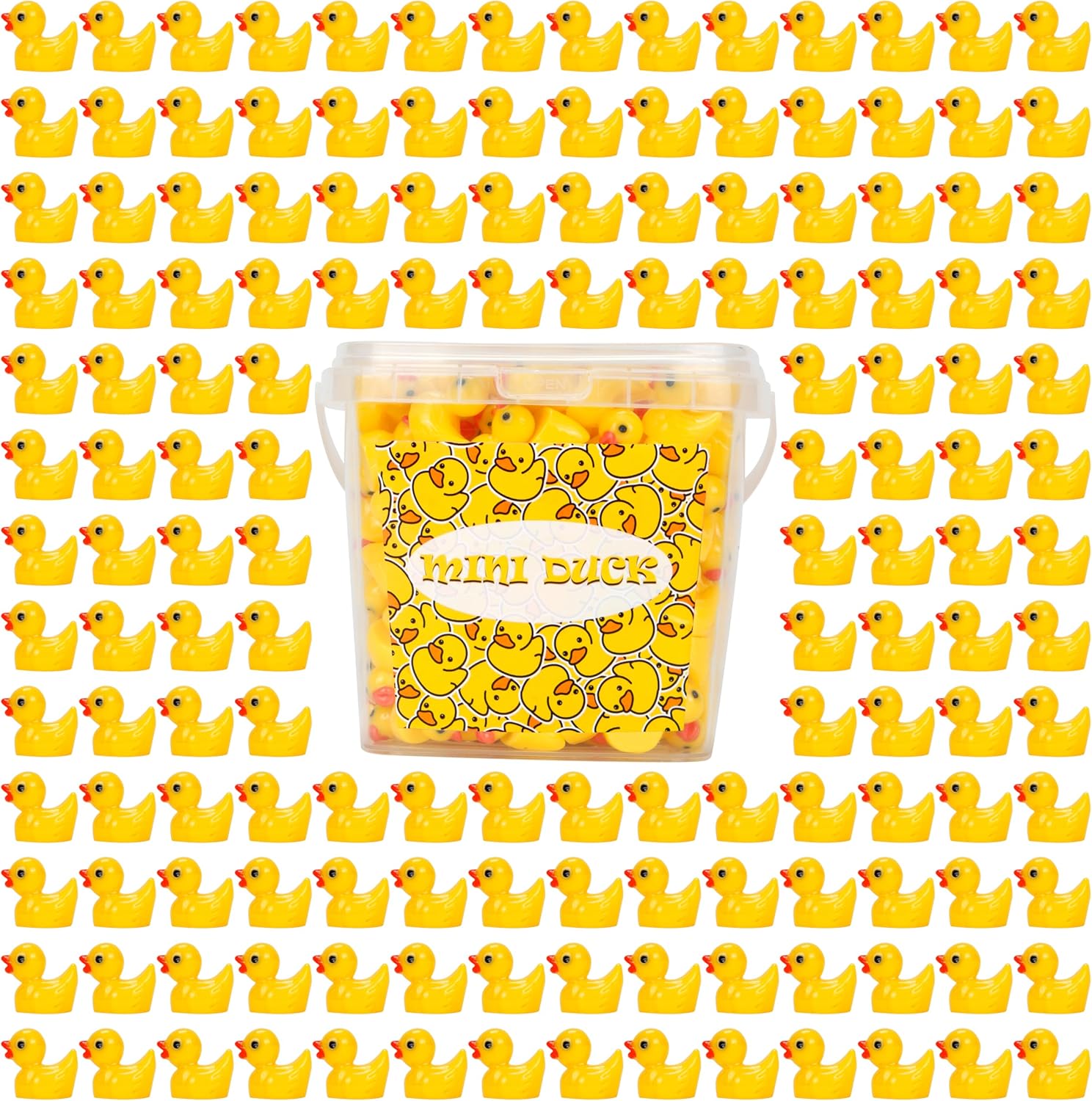 Amazon.com: OCTERIC 240 Pack Mini Ducks Tiny Miniature Duck Figures ...