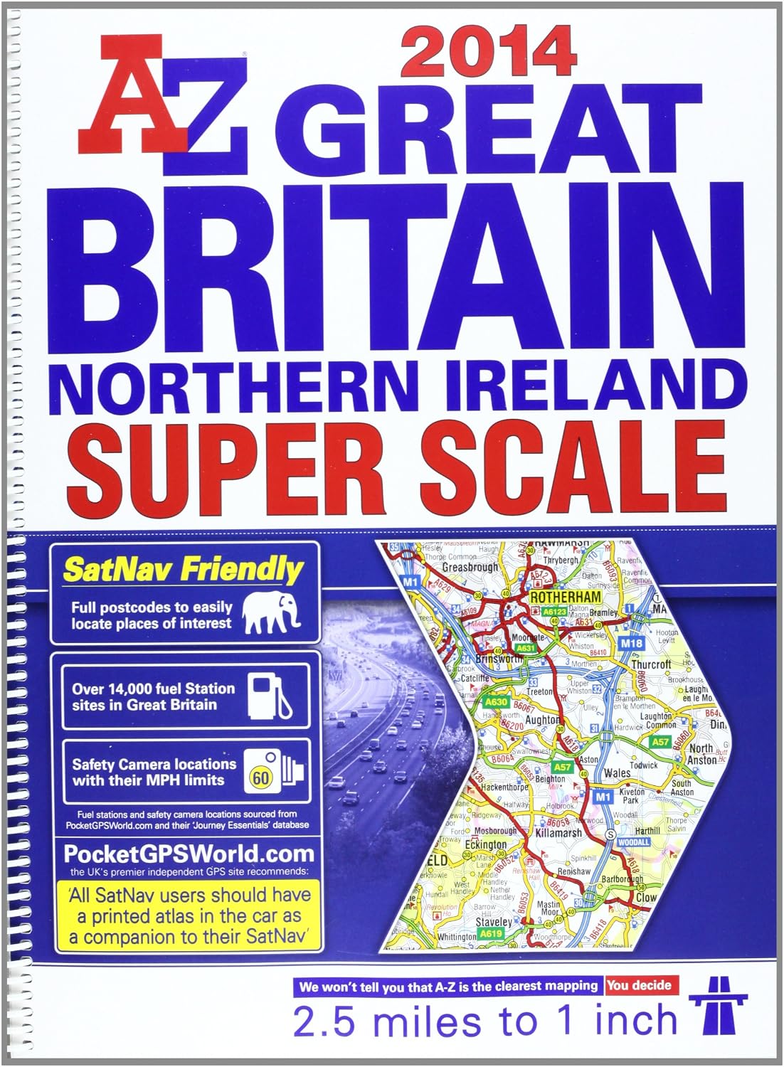 Great Britain Super Scale Road Atlas (A-Z Road Atlas S.): Amazon.co.uk ...