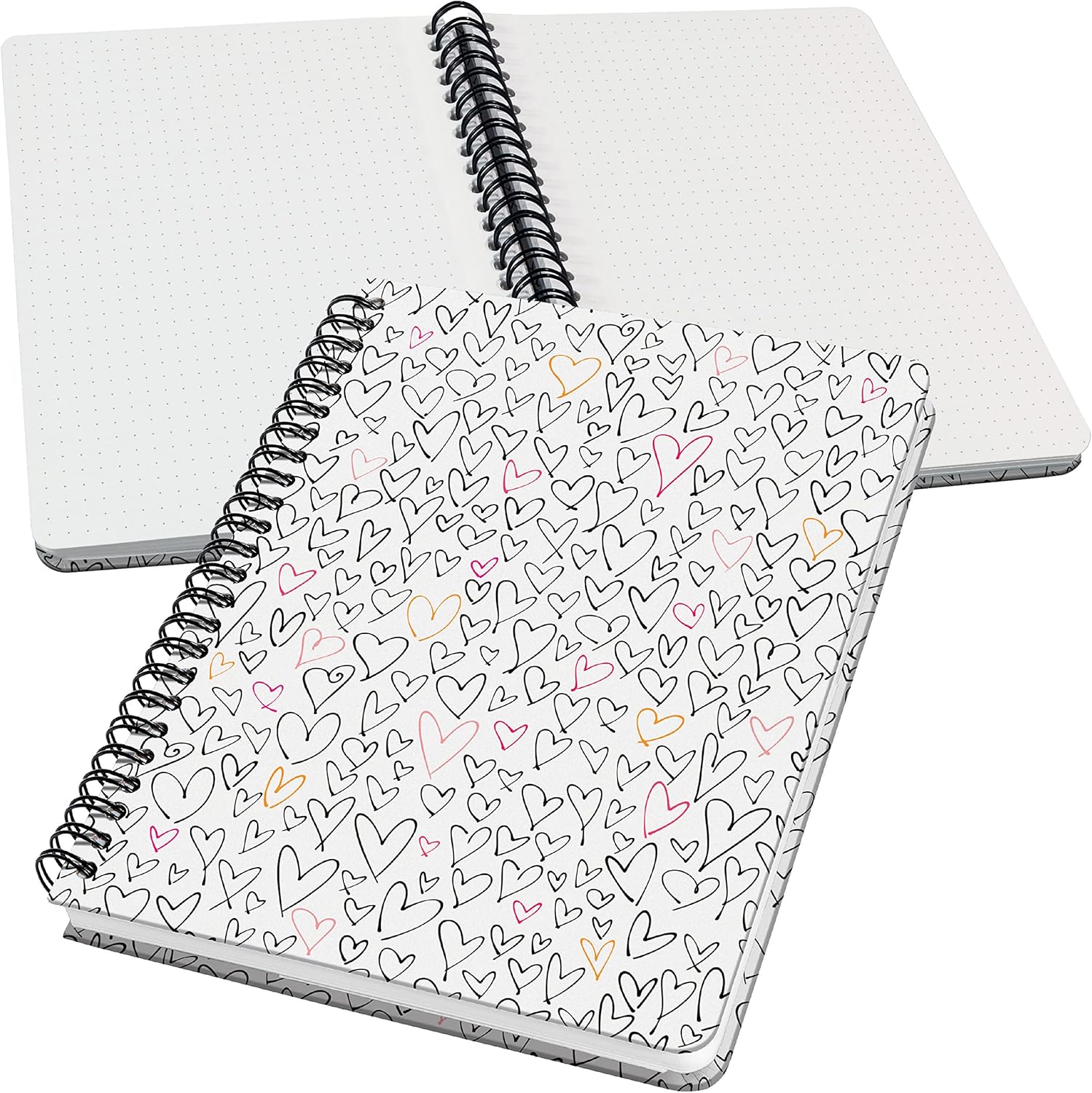 SIGEL JN620 Spiral-Notizbuch Jolie, ca. A5, dotted, schwarz, pink ...