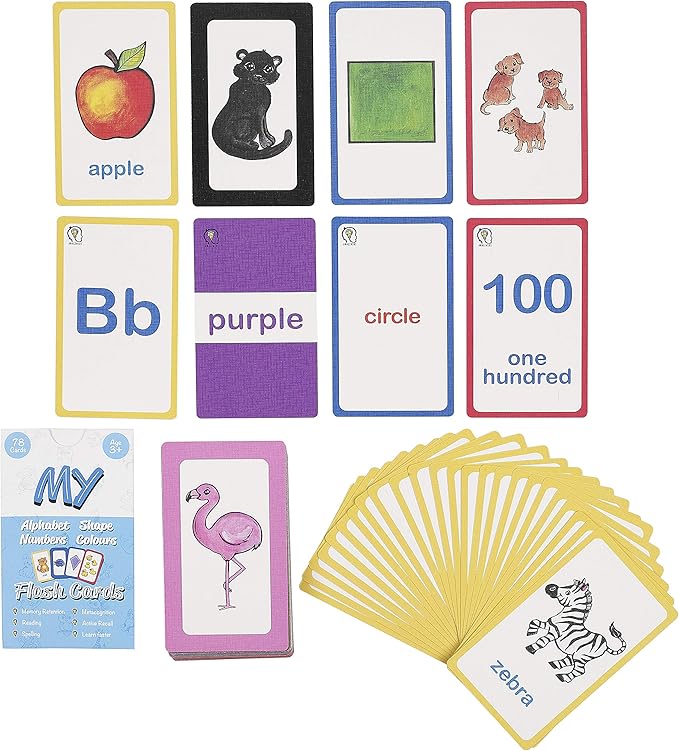 Educational Flashcards 78 Toddlers Flashcards set which includes ...
