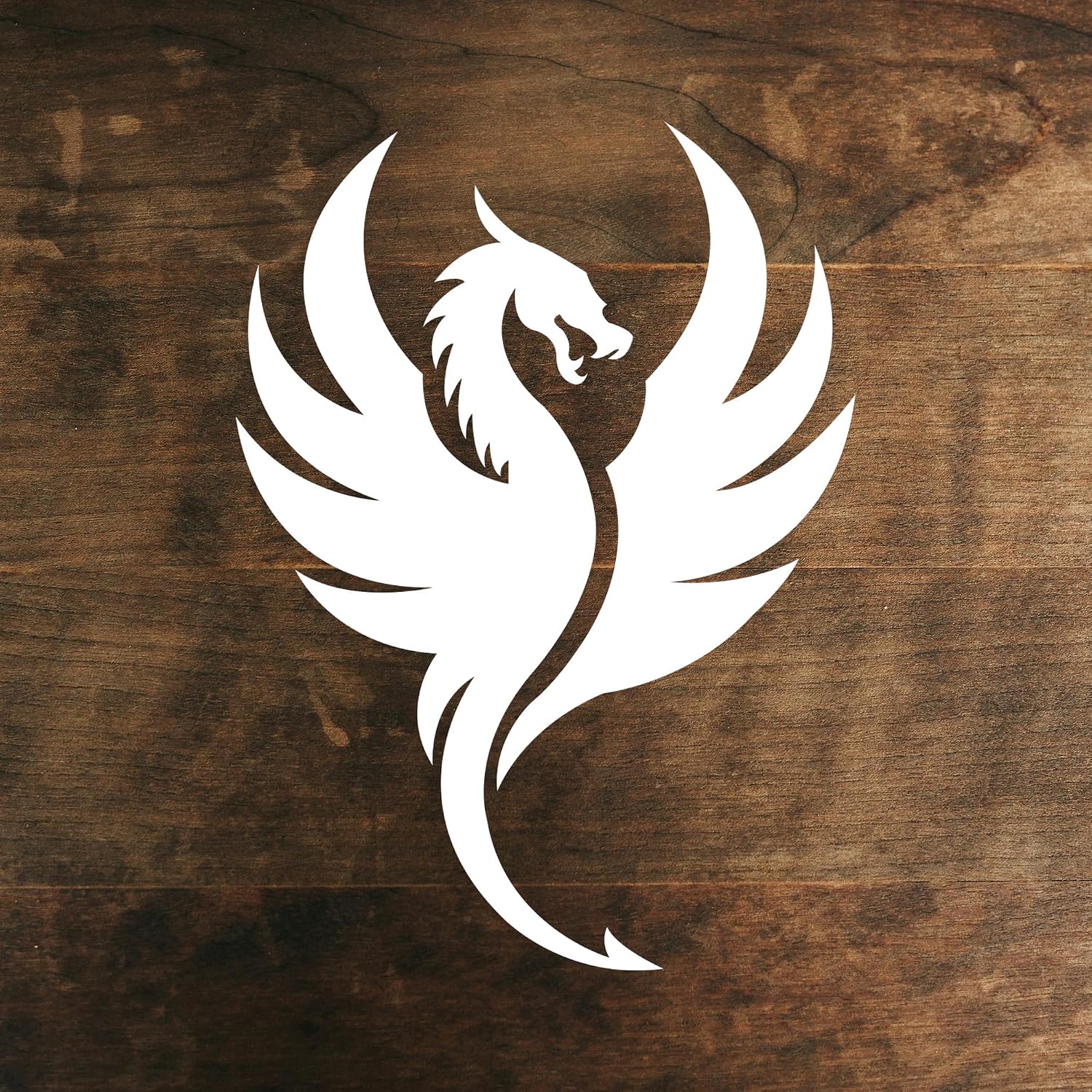 Amazon.com: Dragon Vinyl Decal - Flying Fire Dragon Car Bumper Sticker ...