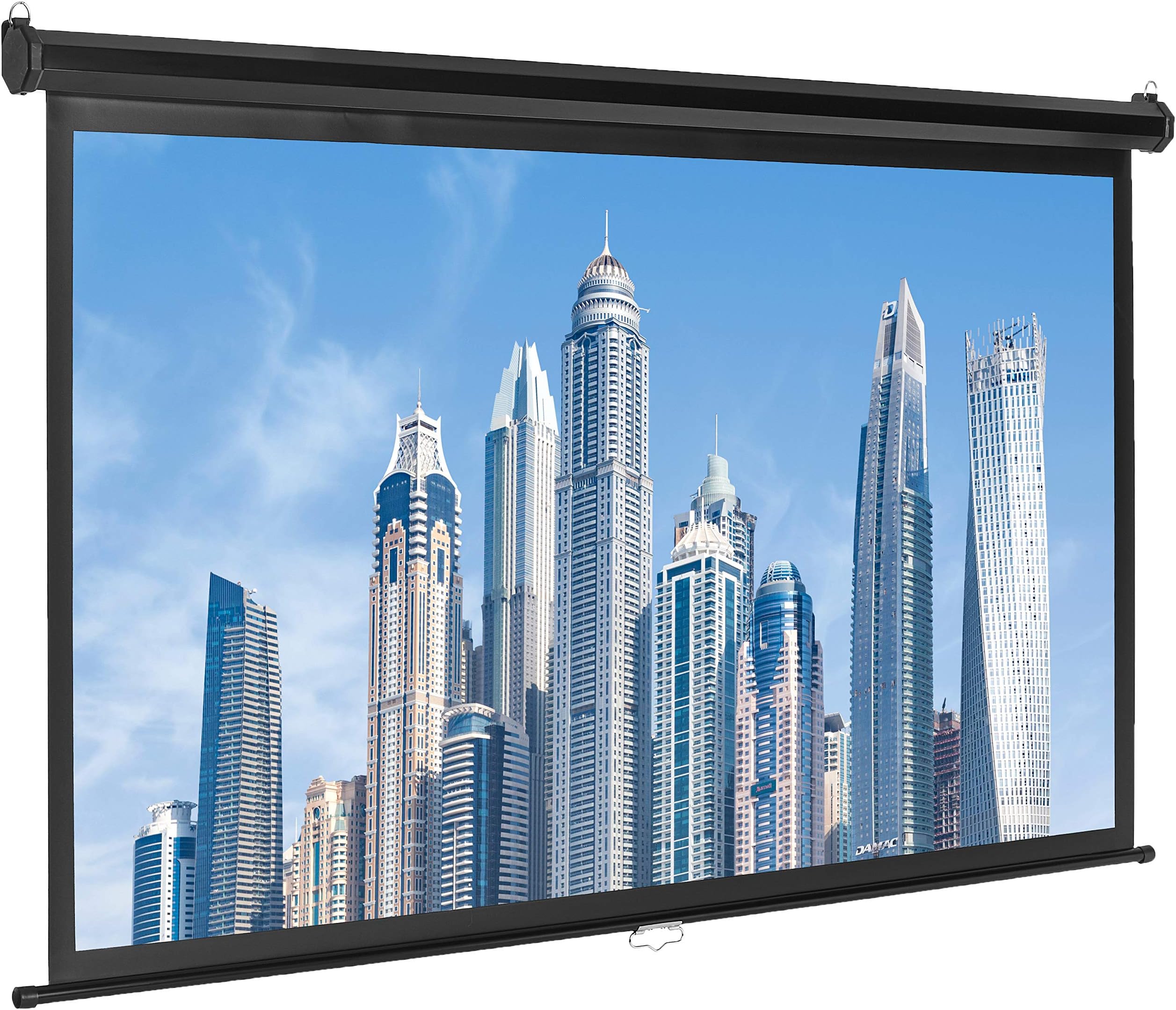 Amazon.com: Amazon Basics 16:9 Pull Down Projector Screen - 80 Inch ...