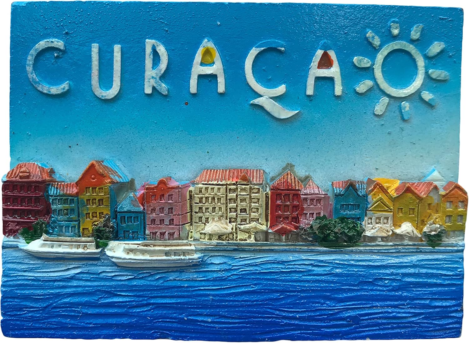 Amazon.com: Curacao Refrigerator Magnet Travel Sticker,3D Famous ...