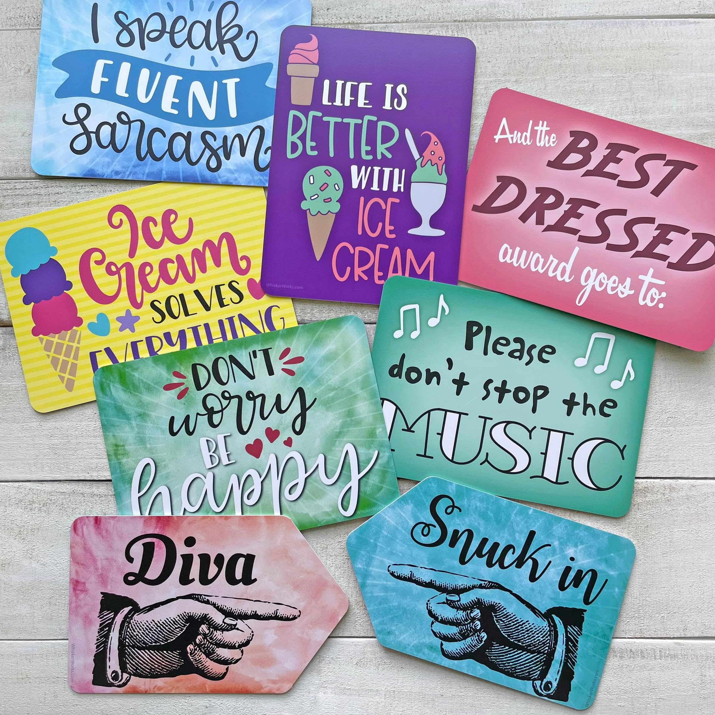 Amazon.com: UP THE MOMENT - 20 Designs, 8x10, Double Sided, Photo Booth ...