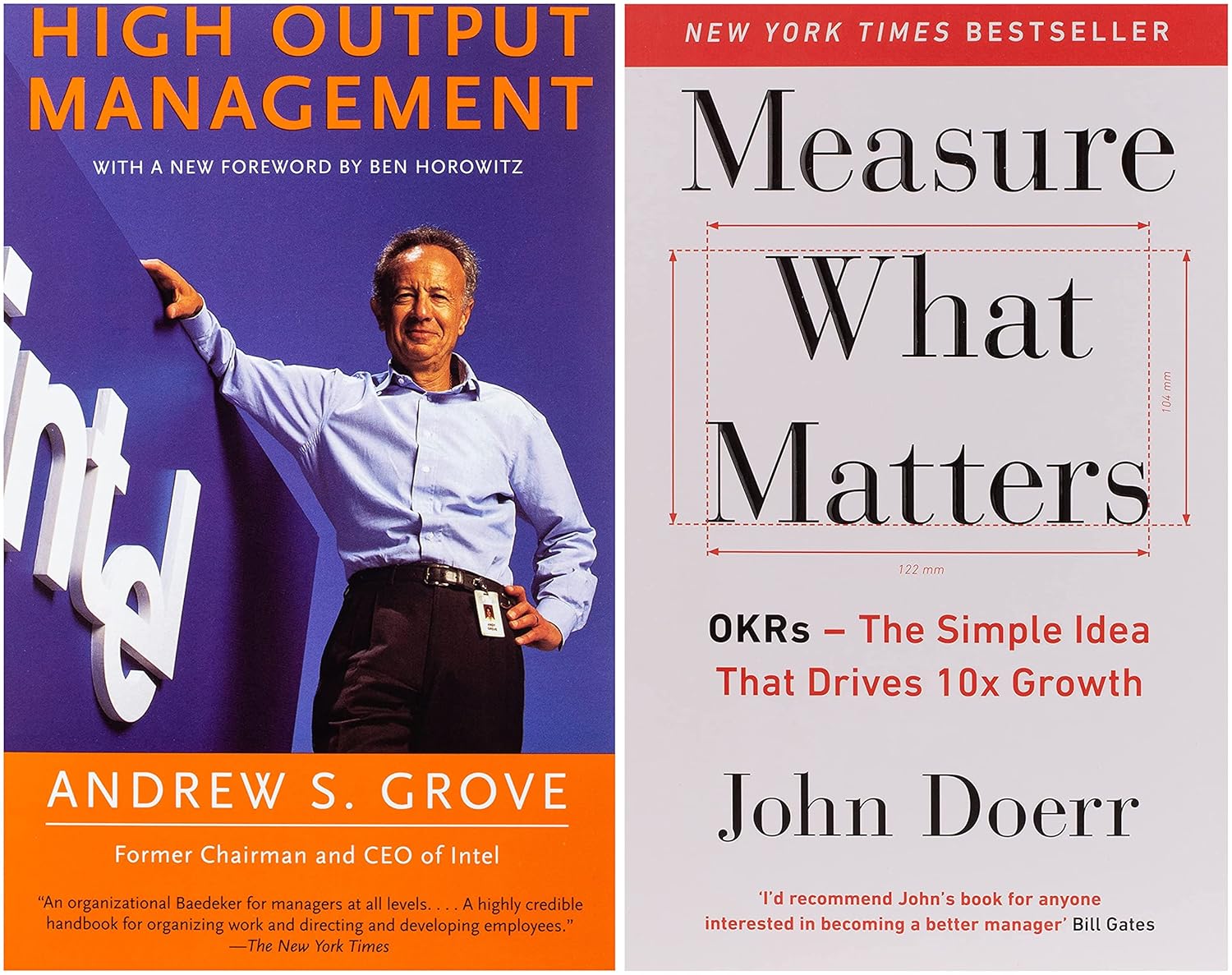 Buy High Output Management+Measure What Matters: OKRs: The Simple Idea ...