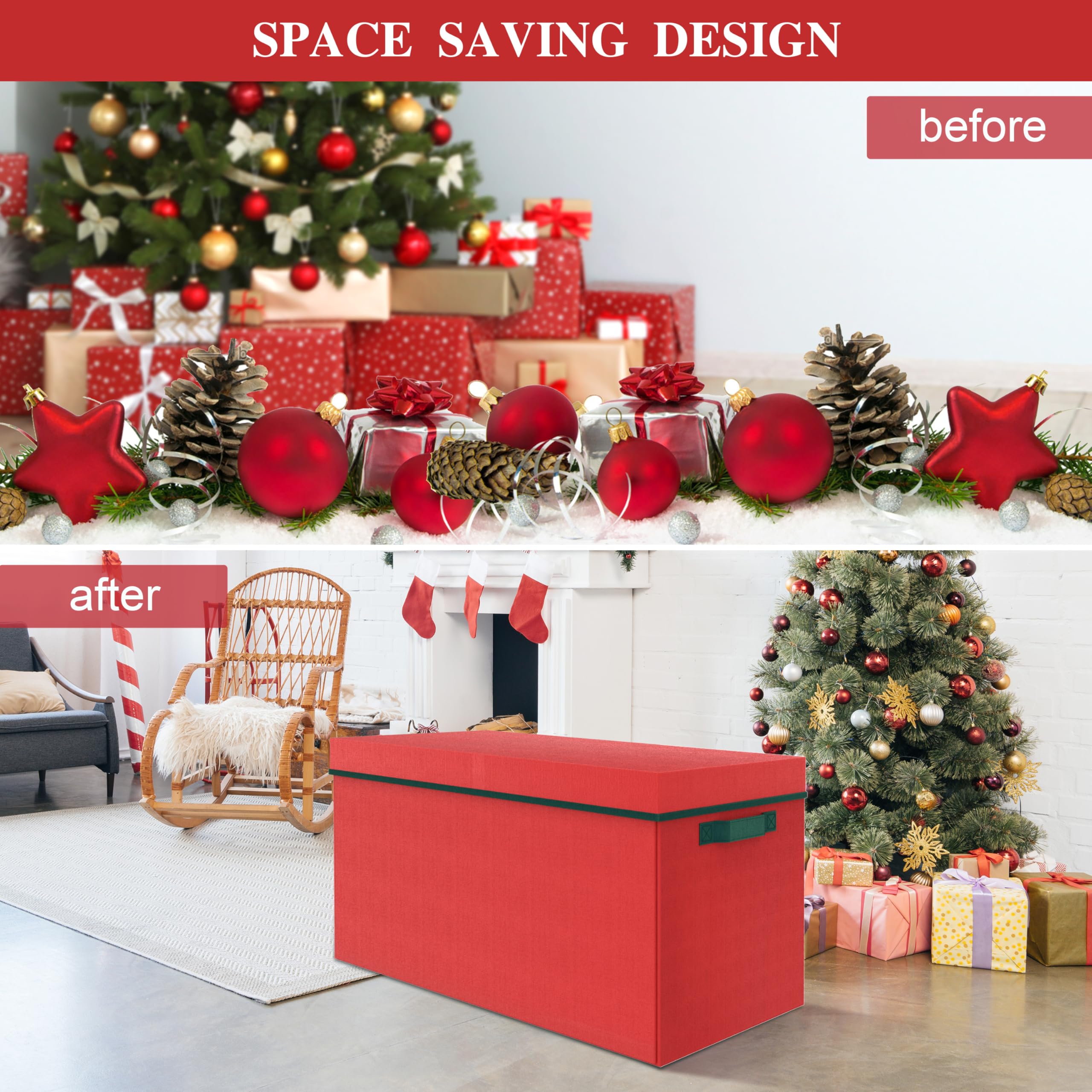 Large Christmas Storage Boxes Holiday Home® Multi Purpose Storage Box