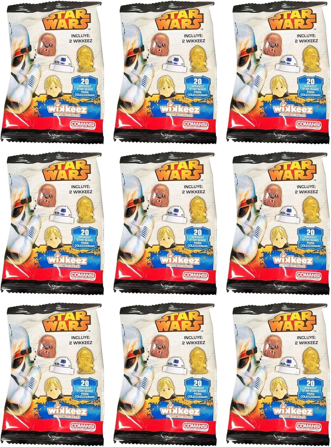 Amazon.com: Toptoys2u Bargain Bundles Star Wars Wikkeez Collectible 2.5 ...