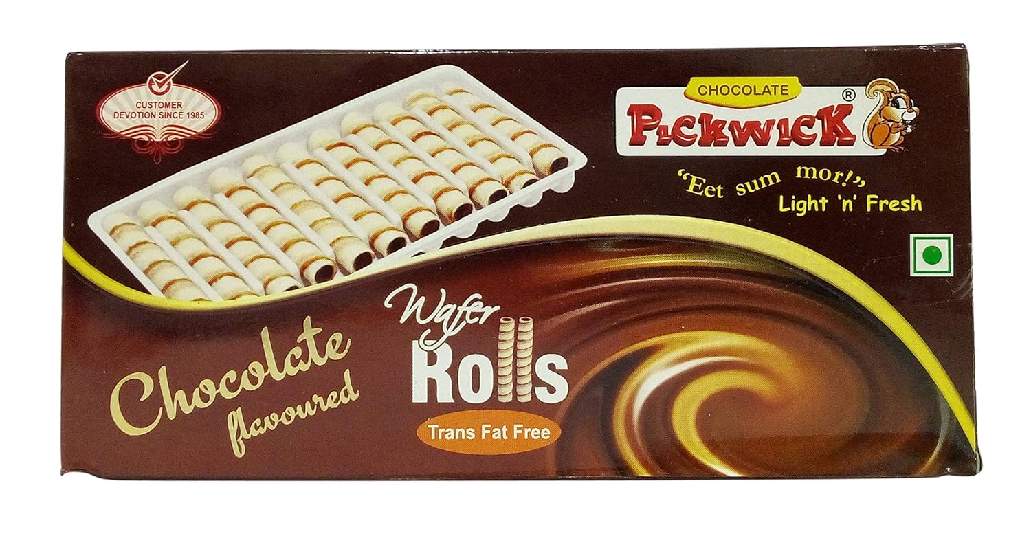 Pickwick Wafer Rolls - Chocolate, 50g Carton : Amazon.in: Grocery ...