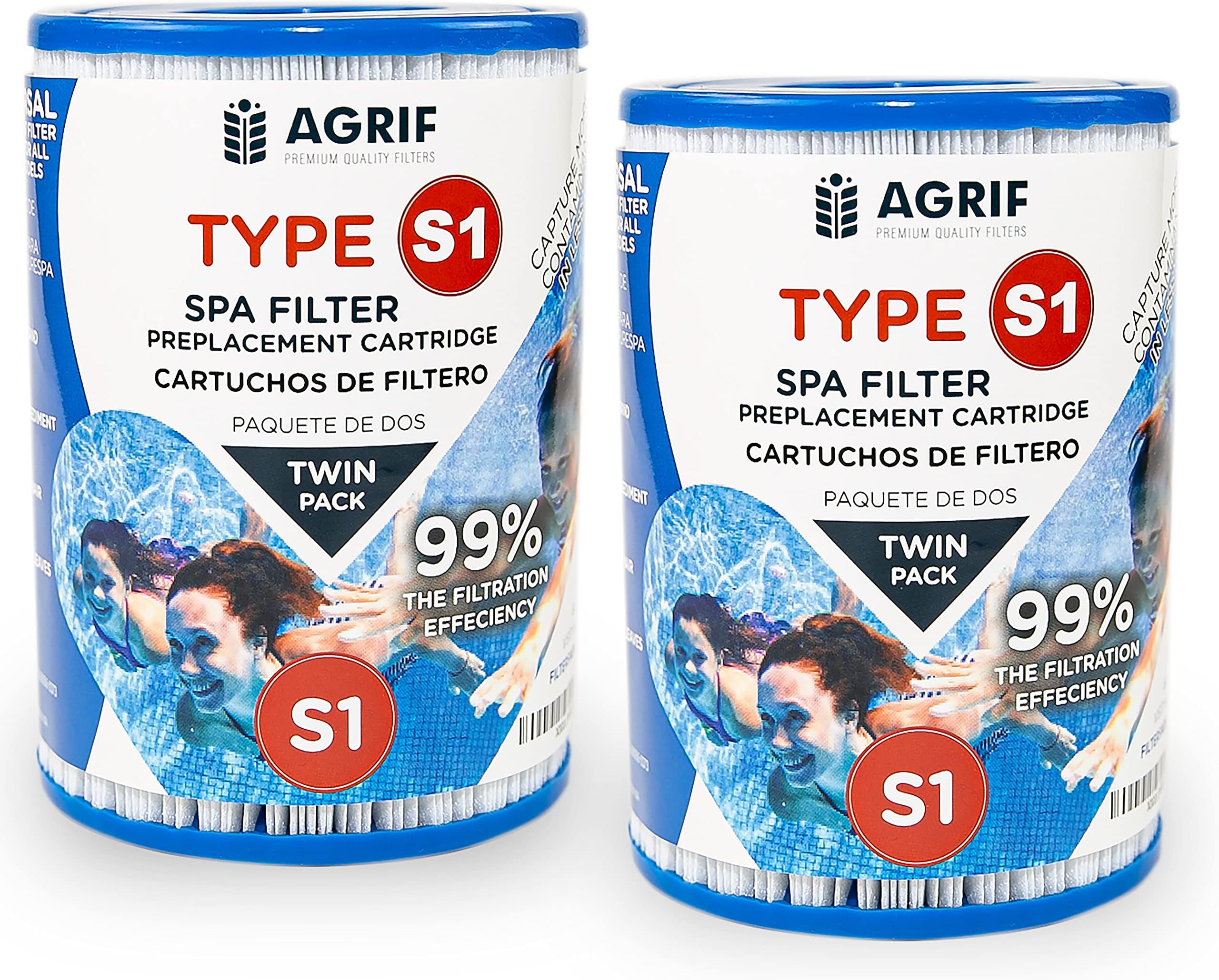 Amazon.com : Hot Tub Filter [12 Pack] Type S1 Spa Filter Cartridge, Hot ...