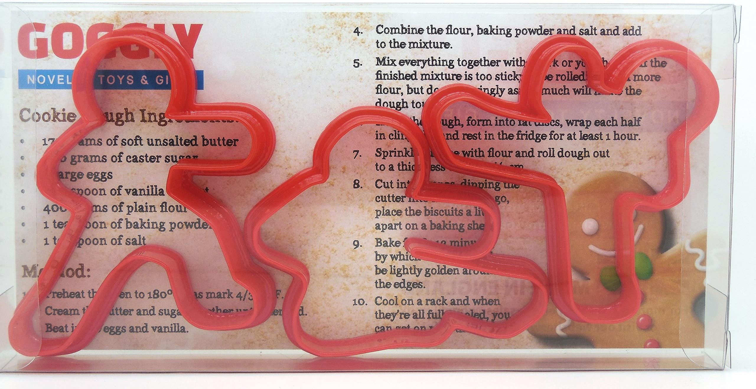 Goggly Ninjabread Men Cookie Cutters - Kung Fu Gingerbread 3 Pcs Ninja ...