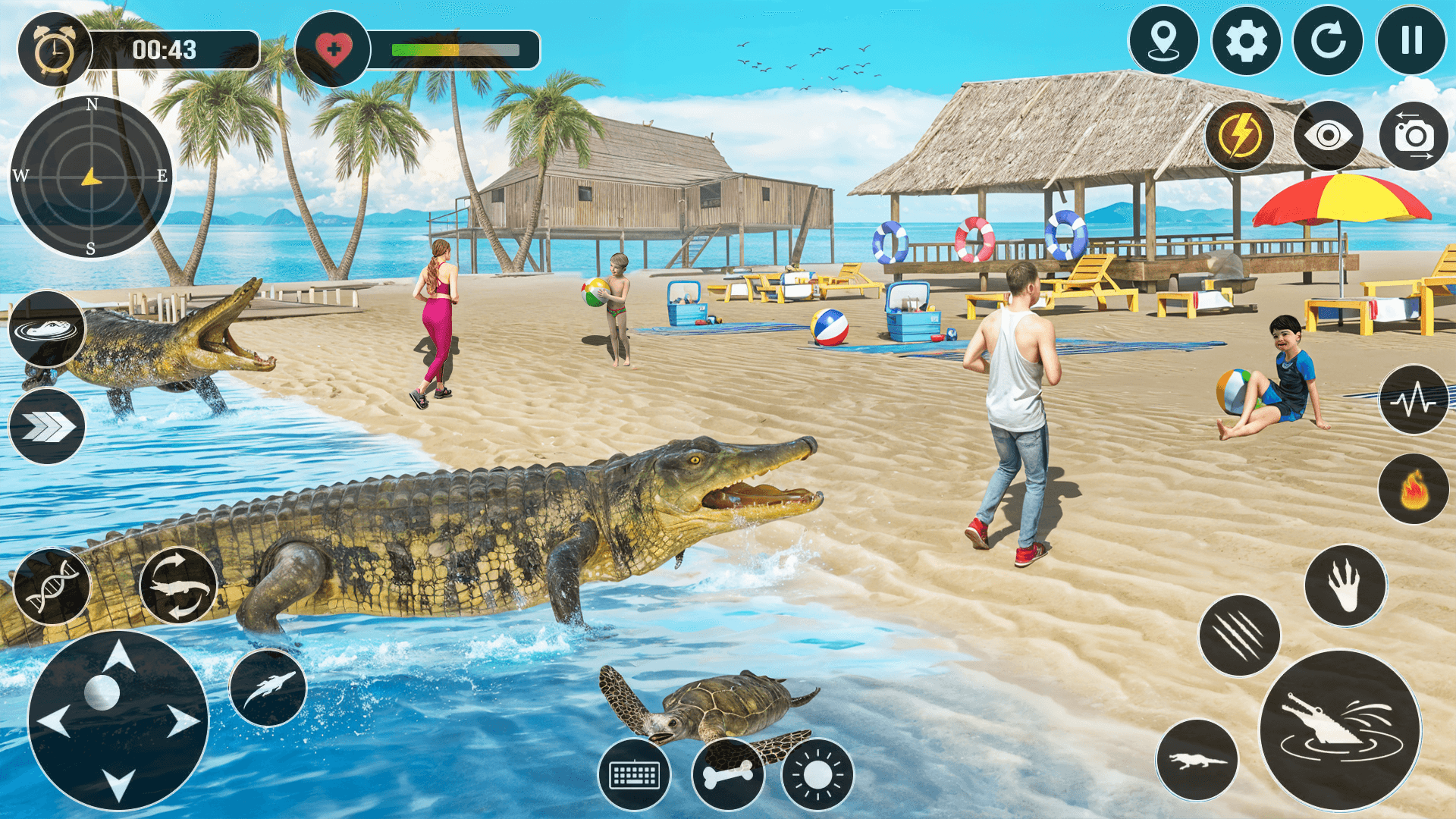 Hungry Crocodile Angry Alligator - Animal Attack Simulator Game 2025 ...