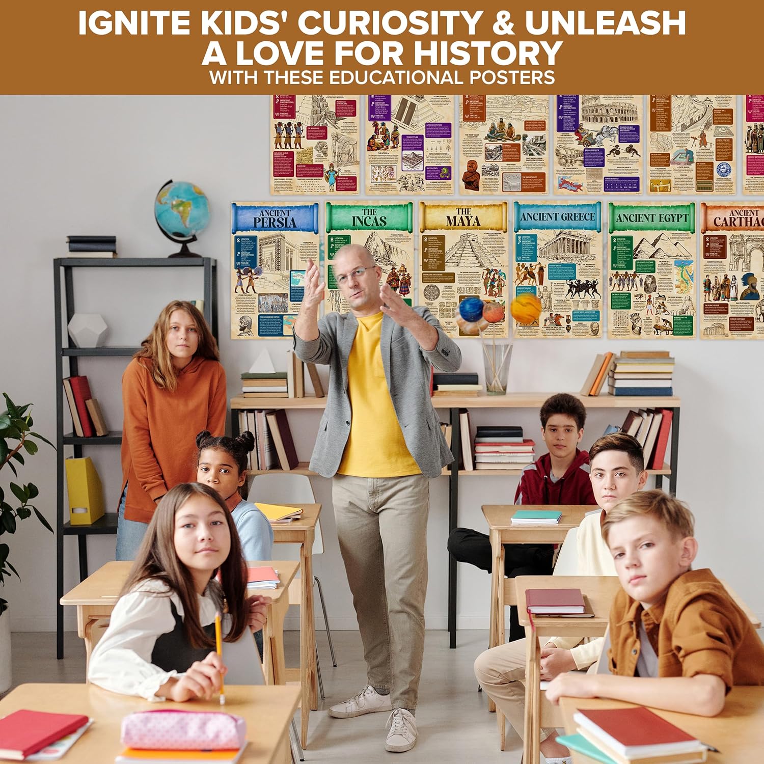 Decorably 15 Ancient Civilizations Posters for Australia | Ubuy