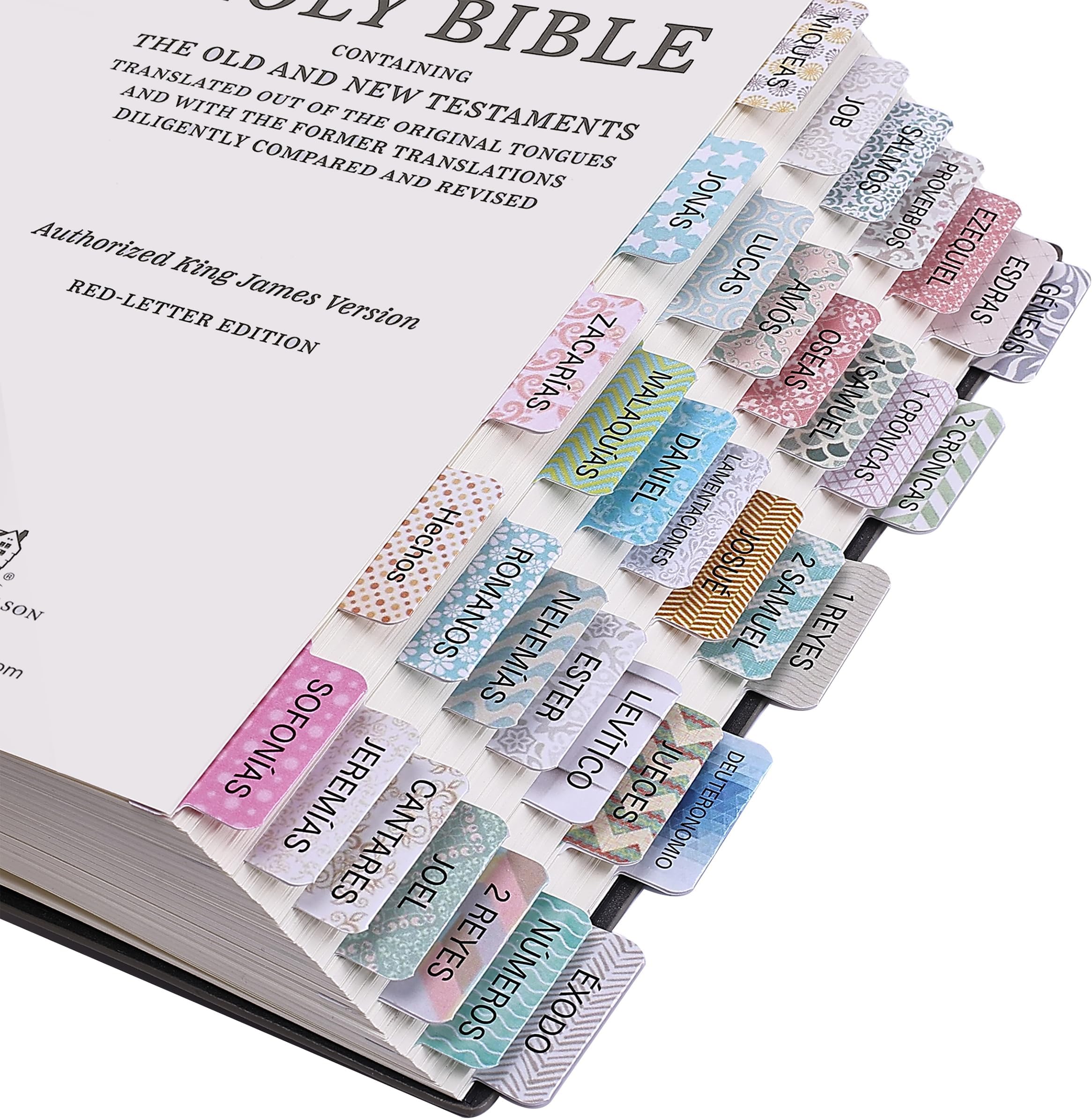 Amazon.com : Mr. Pen- Spanish Bible Tabs, 75 Tabs, Boho Theme ...