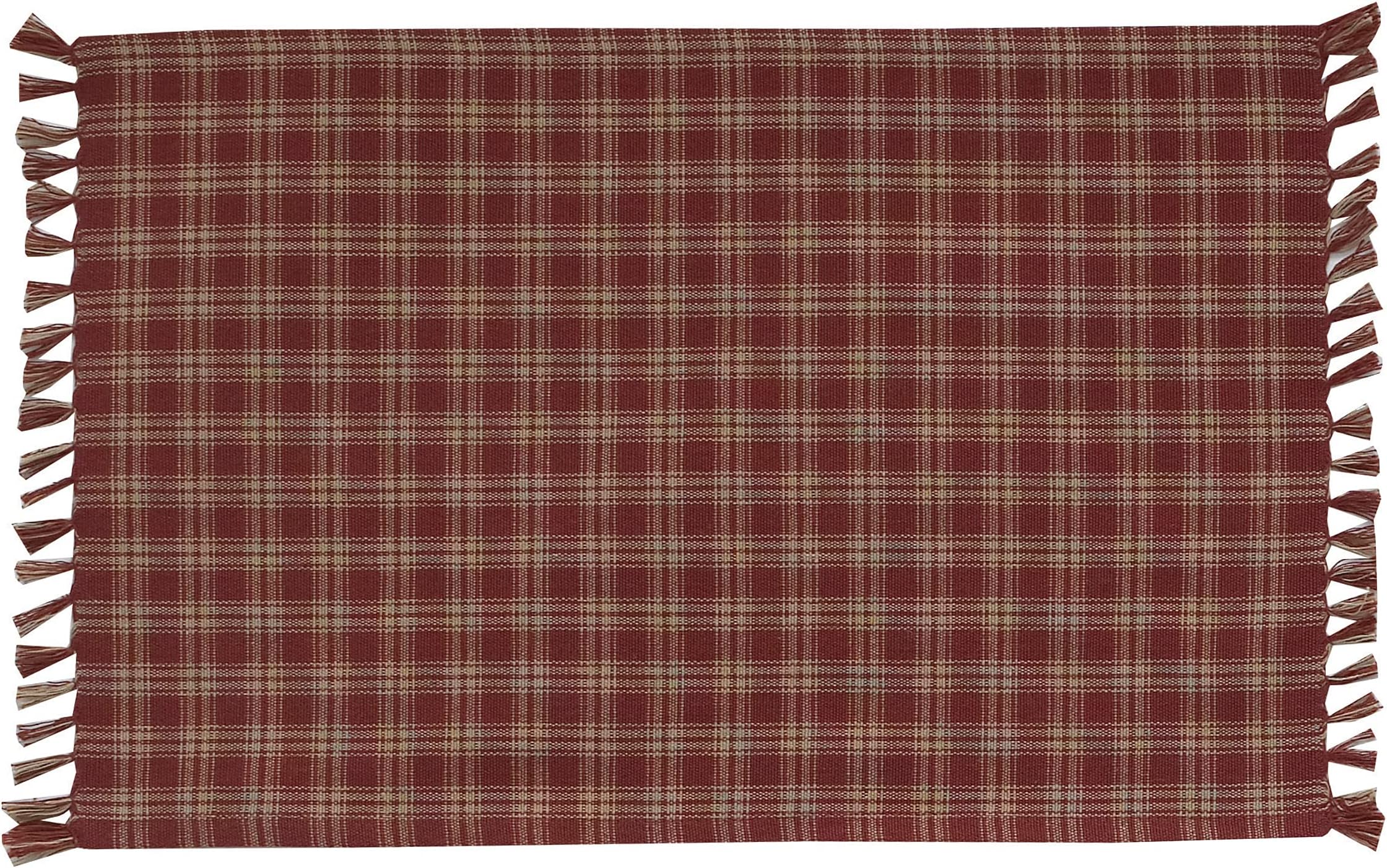 Amazon.com: Park Designs Red Sturbridge Placemat Set of 4 : Home & Kitchen