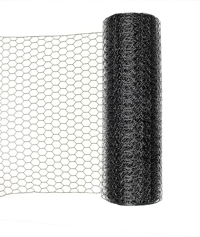 Amazon.com : Stromberg's PVC-Coated Chicken Wire Fencing | 1-Inch Mesh ...