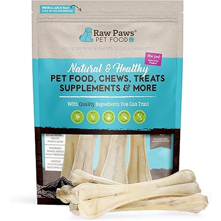 Amazon.com : Raw Paws 10-inch Compressed Rawhide Sticks for Dogs, 5-ct ...