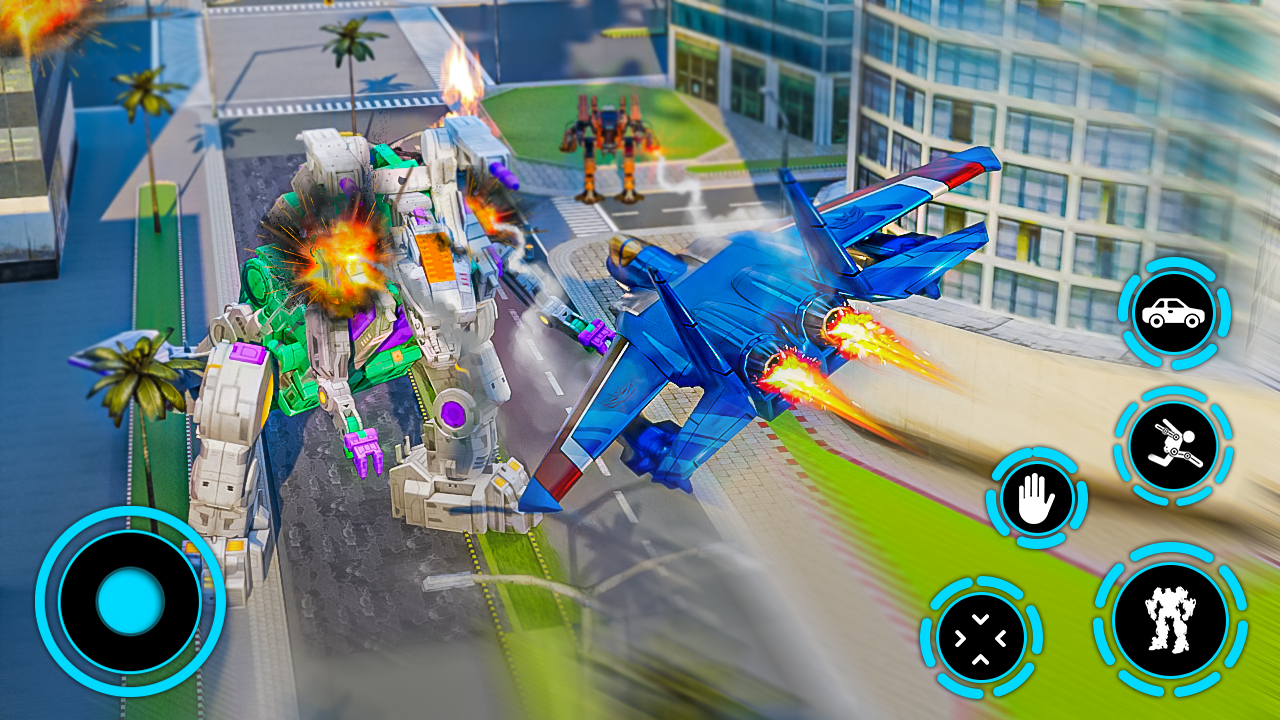 Real US Police Robot Car Transform Games: Ultimate Open World Heroes ...