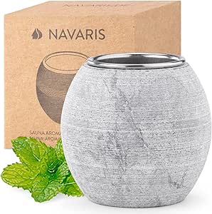 Navaris Sauna Aromatherapy Stone Cup - Ø 5cm Heat-Resistant Home Sauna ...