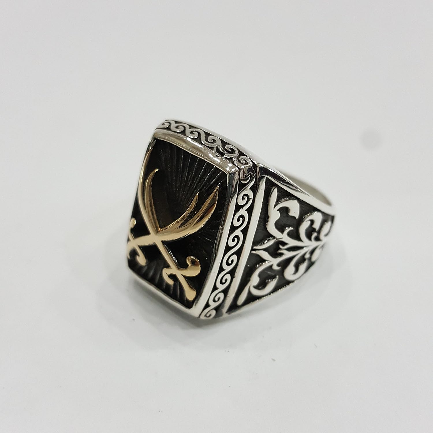 Amazon.com: Islamic Ring ZULFIKAR (SWORD OF ALI) 925 Sterling Silver ...