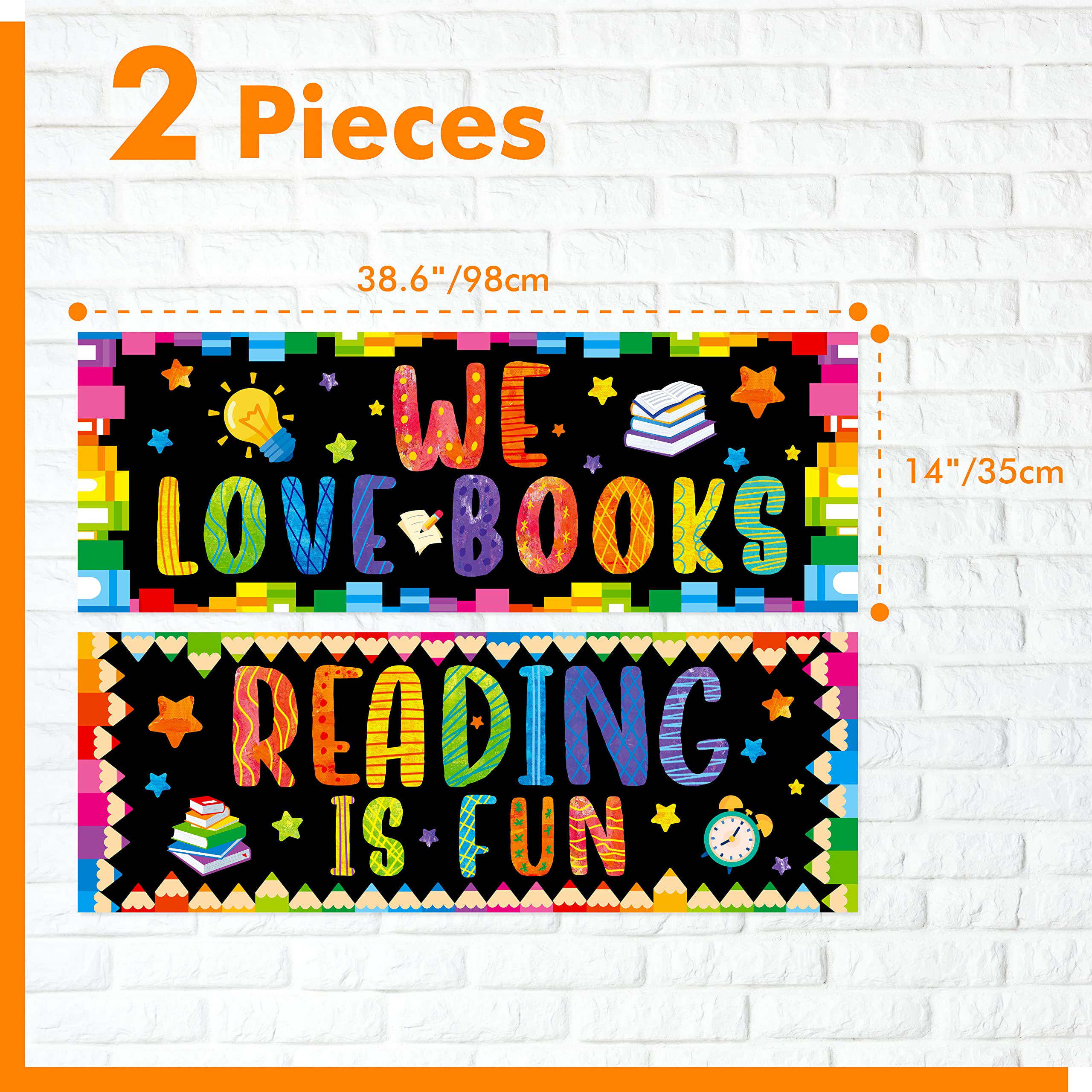 Snapklik.com : Classroom Banner Poster, 2 PCS Inspirational Bulletin ...