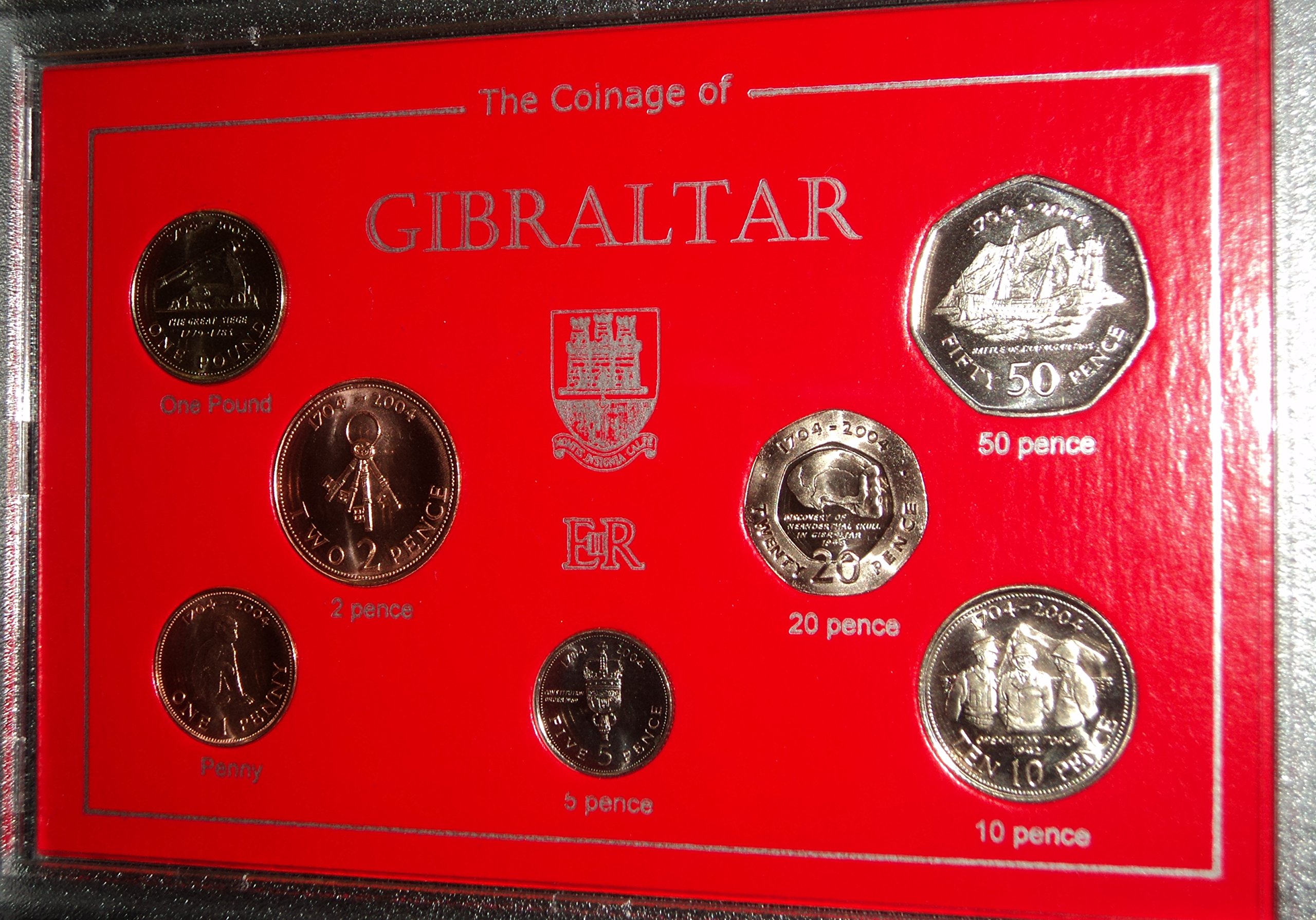 The Rock of Gibraltar (300th anniversary of British rule, 1704-2004 ...