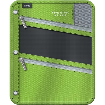 Amazon.com : Five Star Stand 'N Store Pencil Pouch, Fits 3-Ring Binder ...