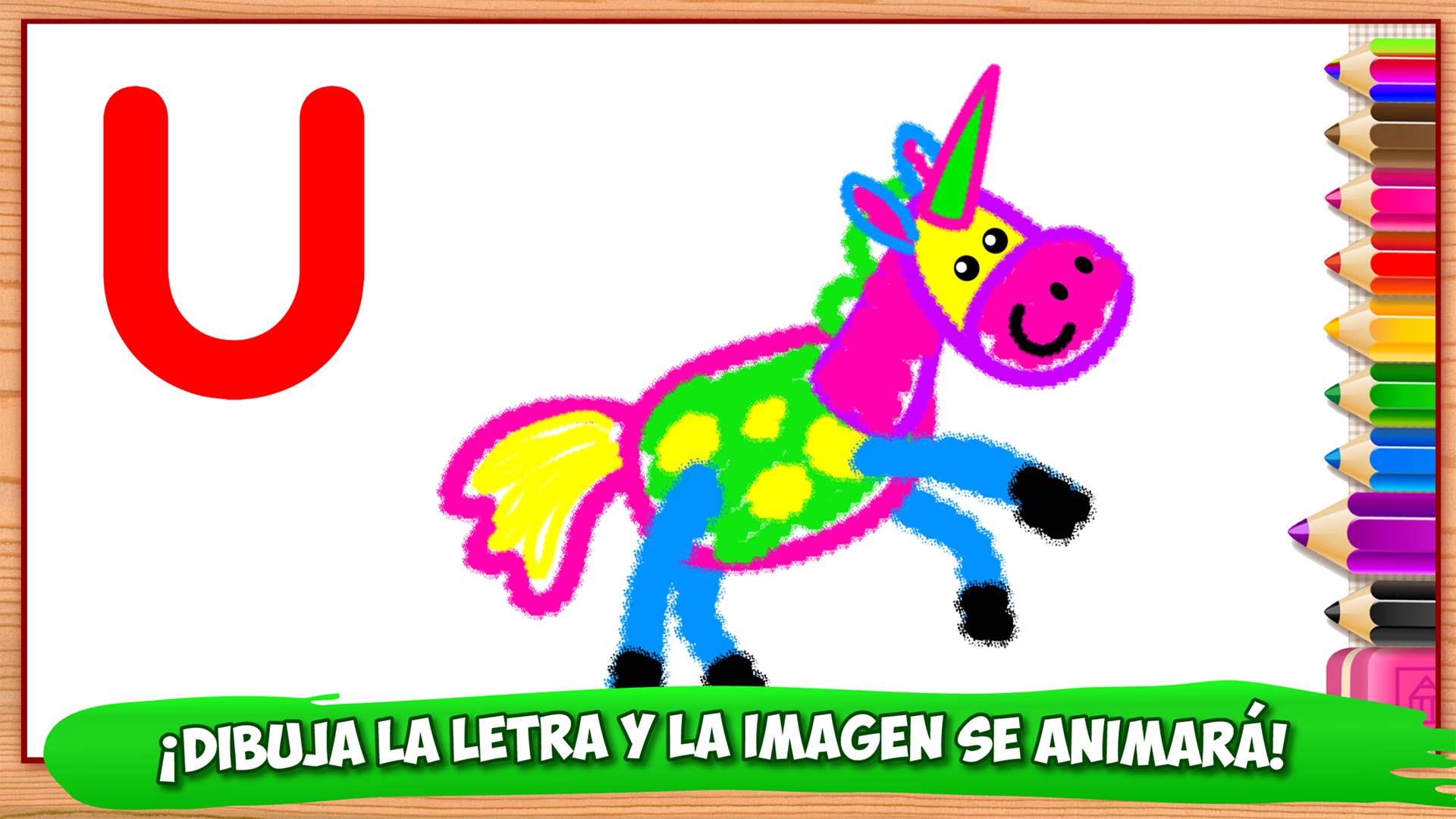 Aplicación ABC Dibujos! Aprender a Dibujar Letras Juego Infantil ...