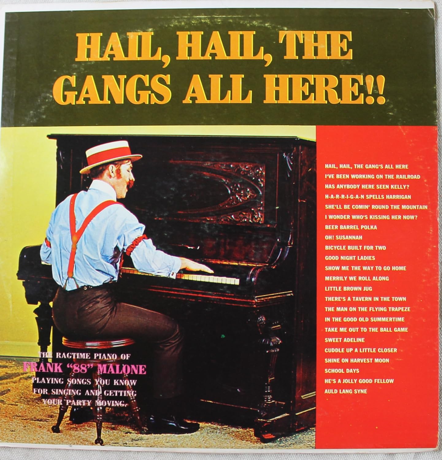 Amazon.com: Frank "88" Malone ‎– Hail, Hail, The Gangs All Here!! (1965 ...