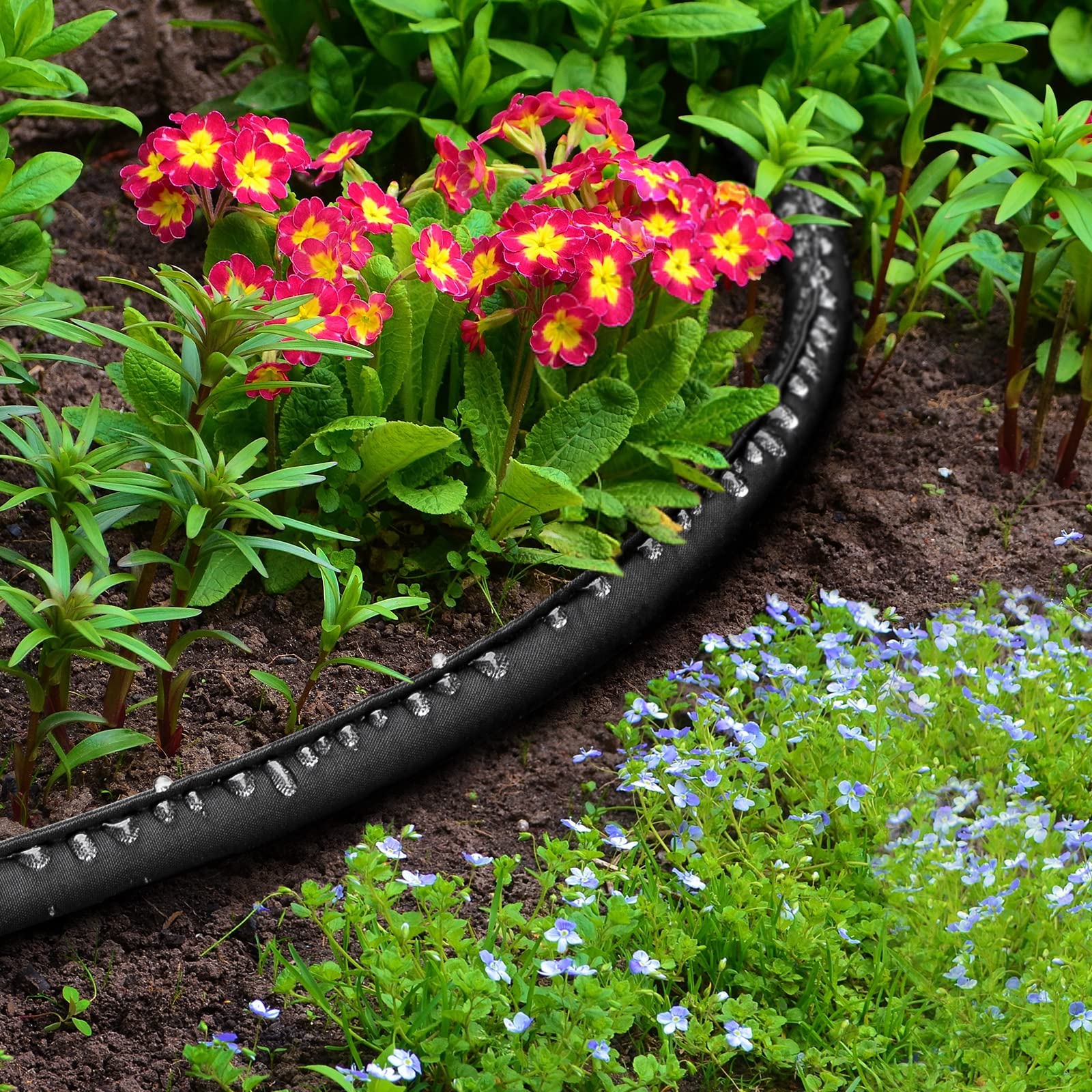 Snapklik.com : Soaker Hose For Garden 15 FT, Heavy Duty Drip Irrigation ...