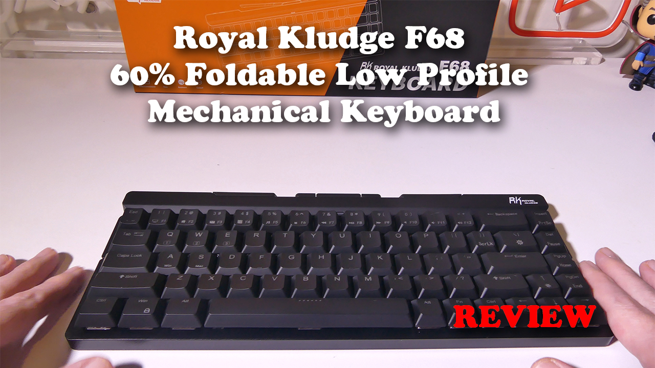 Watch Royal Kludge F68 Foldable Low Profile Mechanical Keyboard.mp4 on ...