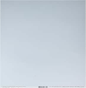 Bazzill Basics Paper 25 Scrapbooking Sheets Canvas Texture, Powder Blue ...