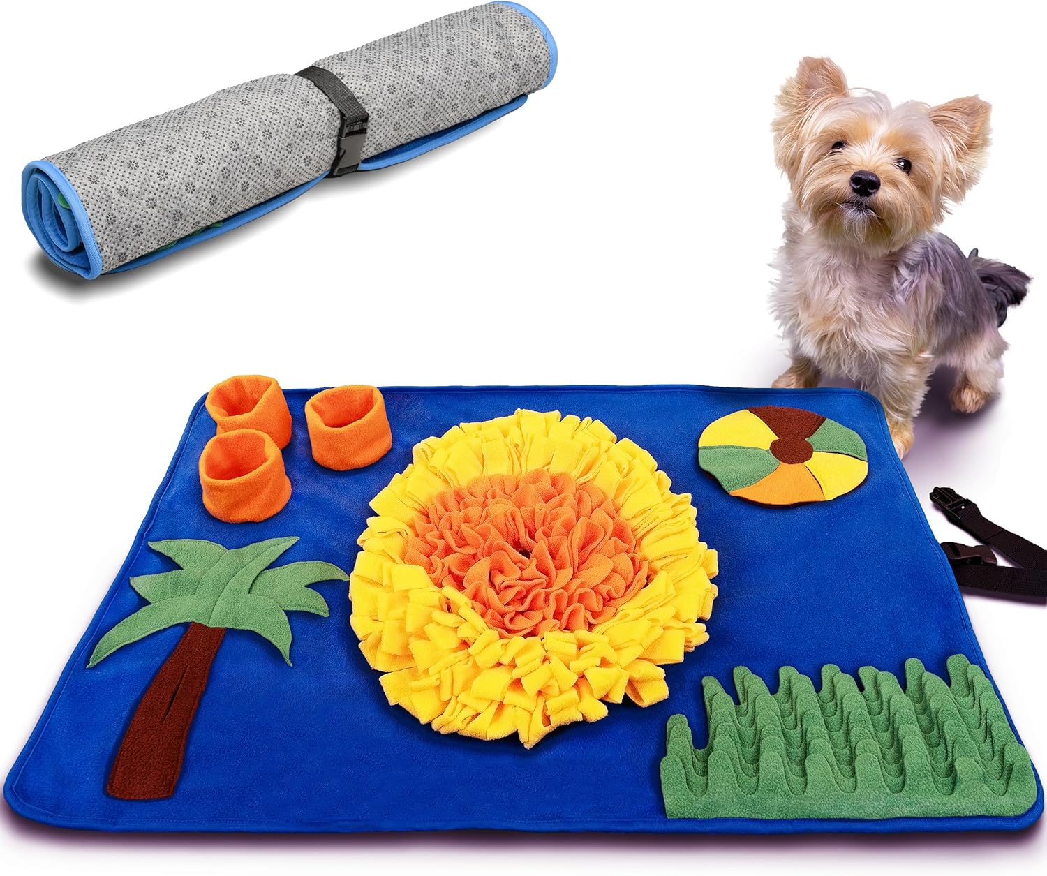 Amazon.com: Puff and Percy's 30"x22" Snuffle Mat for Small Dogs ...