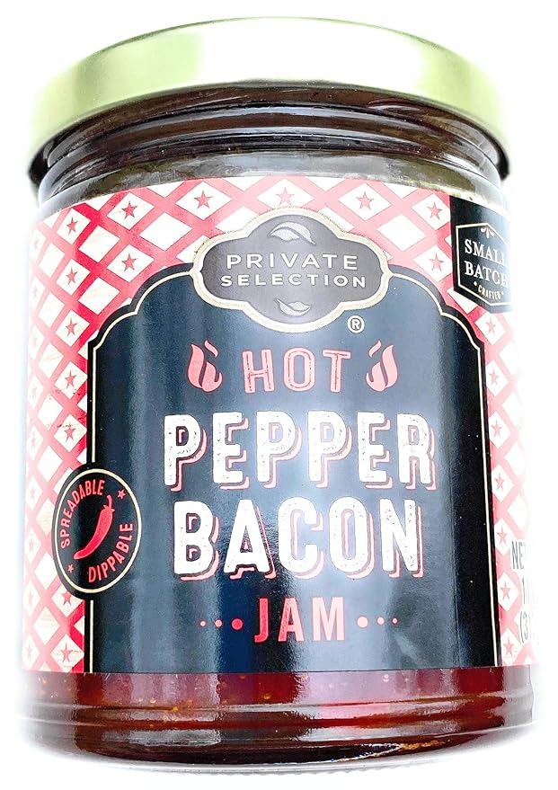 Amazon.com: Private Selection Hot Pepper Bacon Jam 11 Oz, 2 Pack ...