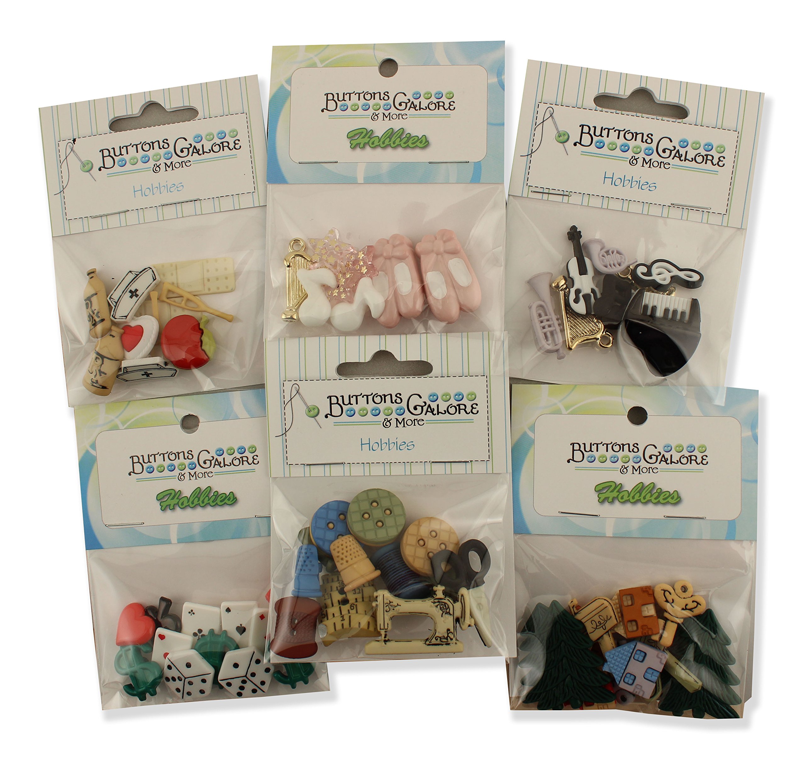 Amazon.com: Buttons Galore Hobbies Button Theme Packs-Set of 6