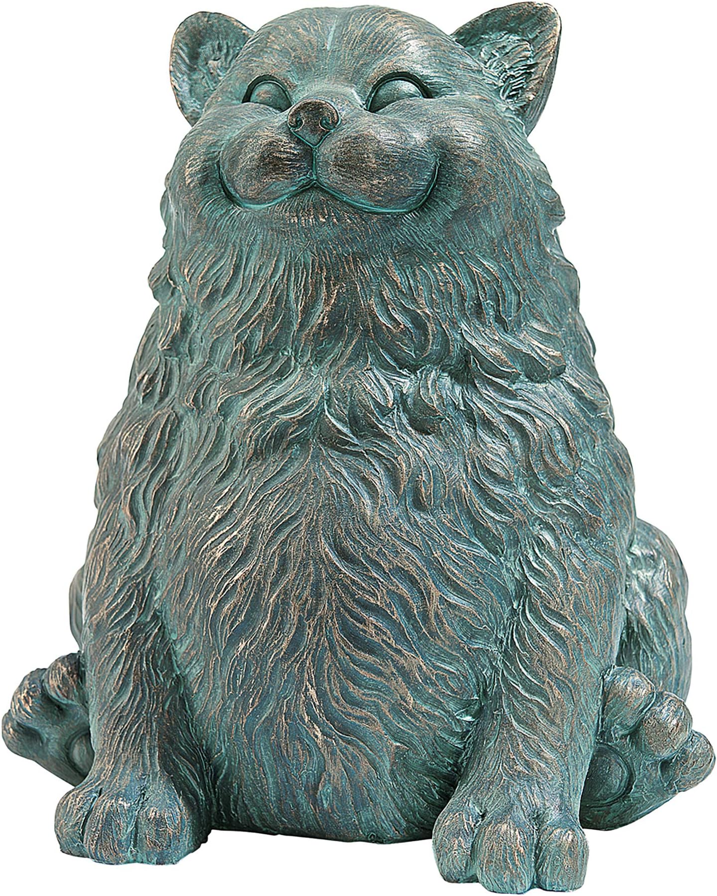 Amazon.com: OLOMA LITTLE CAT 8 lb. Cat Statue, Concrete Cat Statues ...
