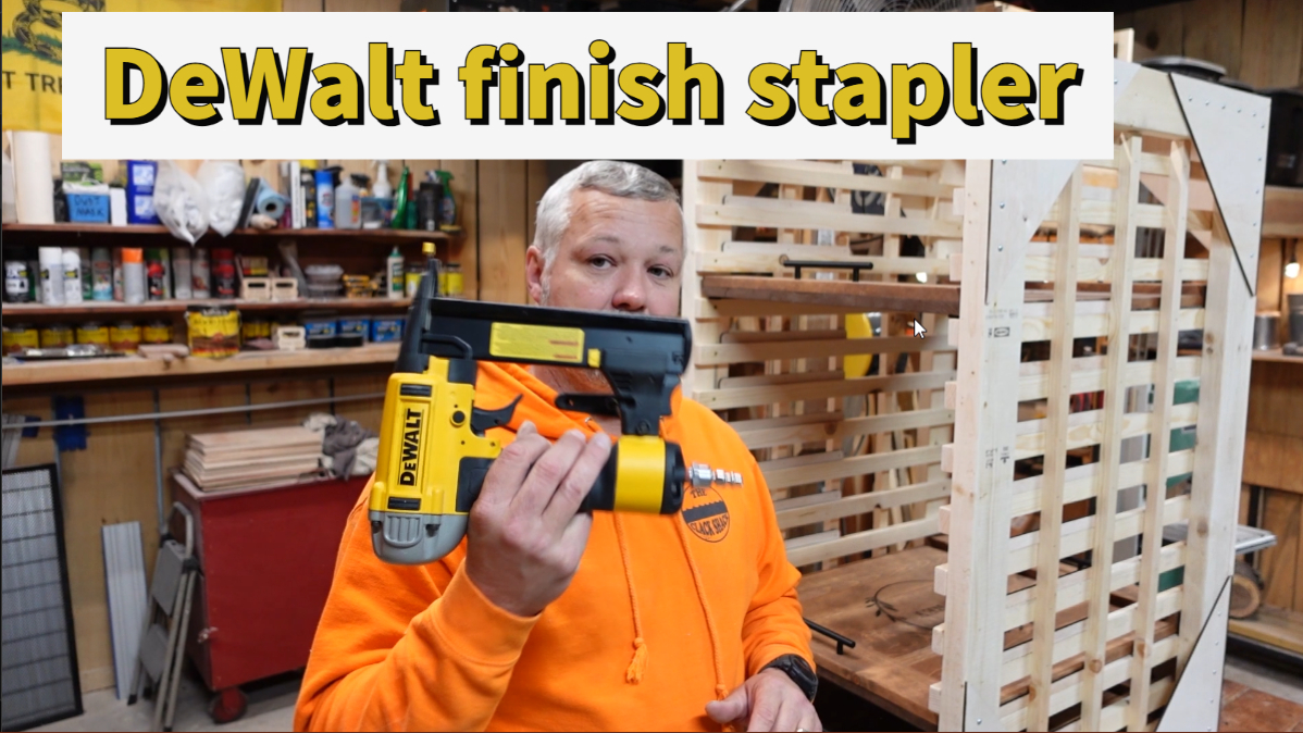 Watch DeWalt 18 gauge finsih stapler on Amazon Live