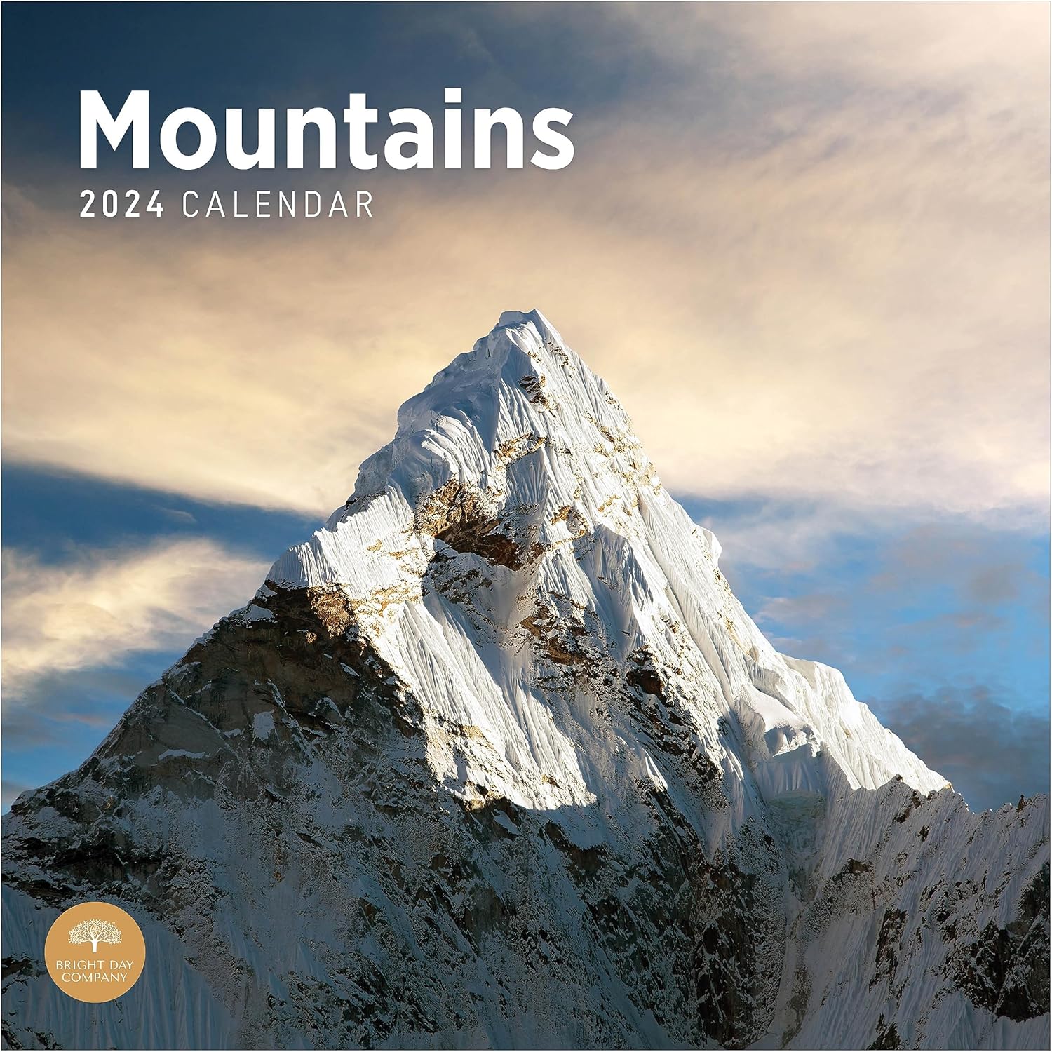 2024 Mountains Monthly Wall Calendar by Bright Day, 12 x 12 Inch ...