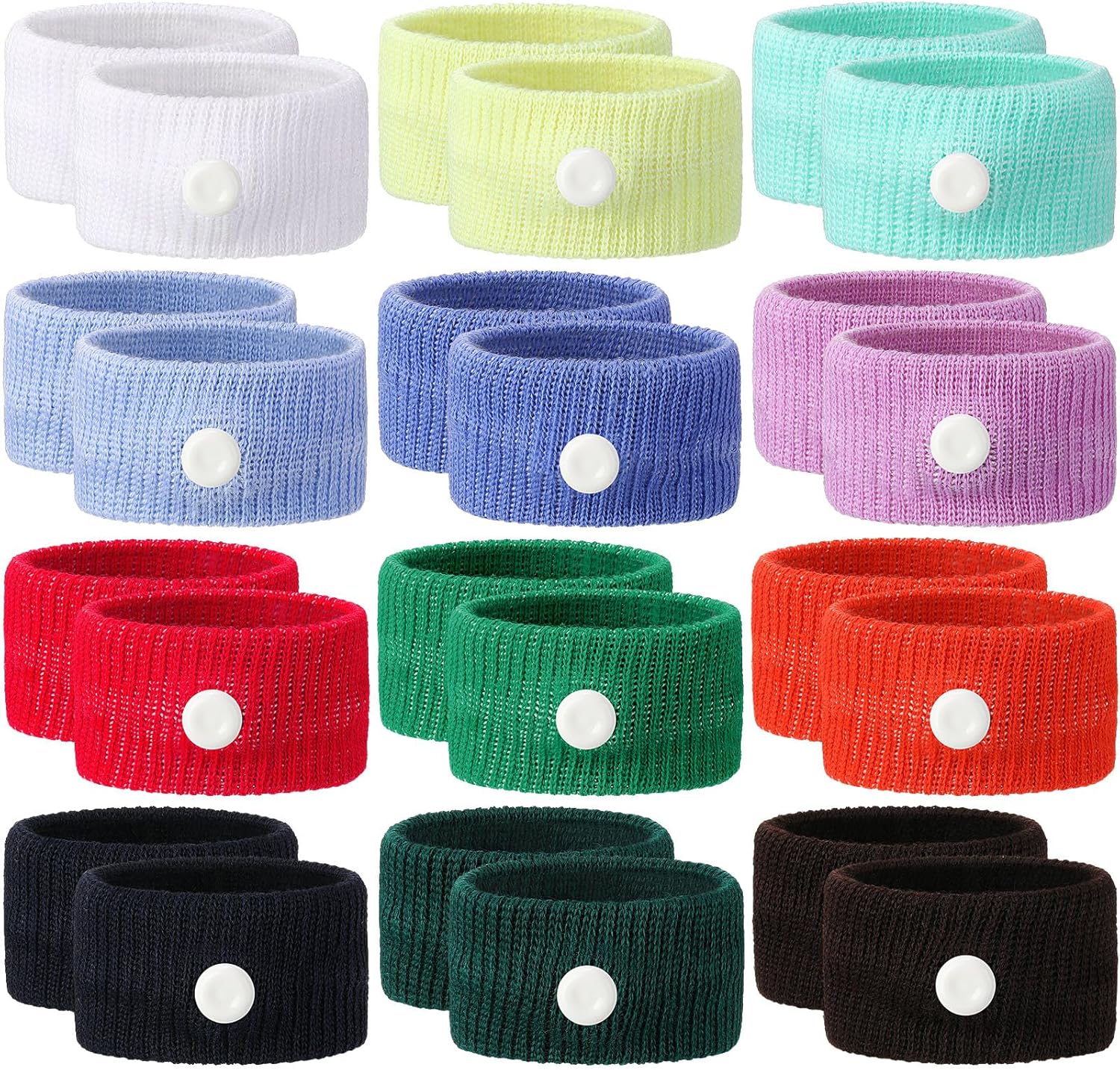 Amazon.com: Zhanmai 12 Pairs Motion Sickness Bands for Kids Adults ...