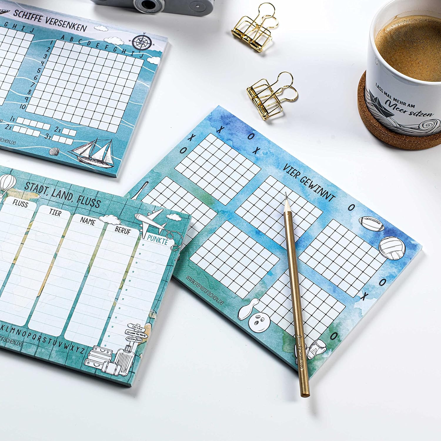 Notepad Set 9 Games XXL Boys - BigaMart