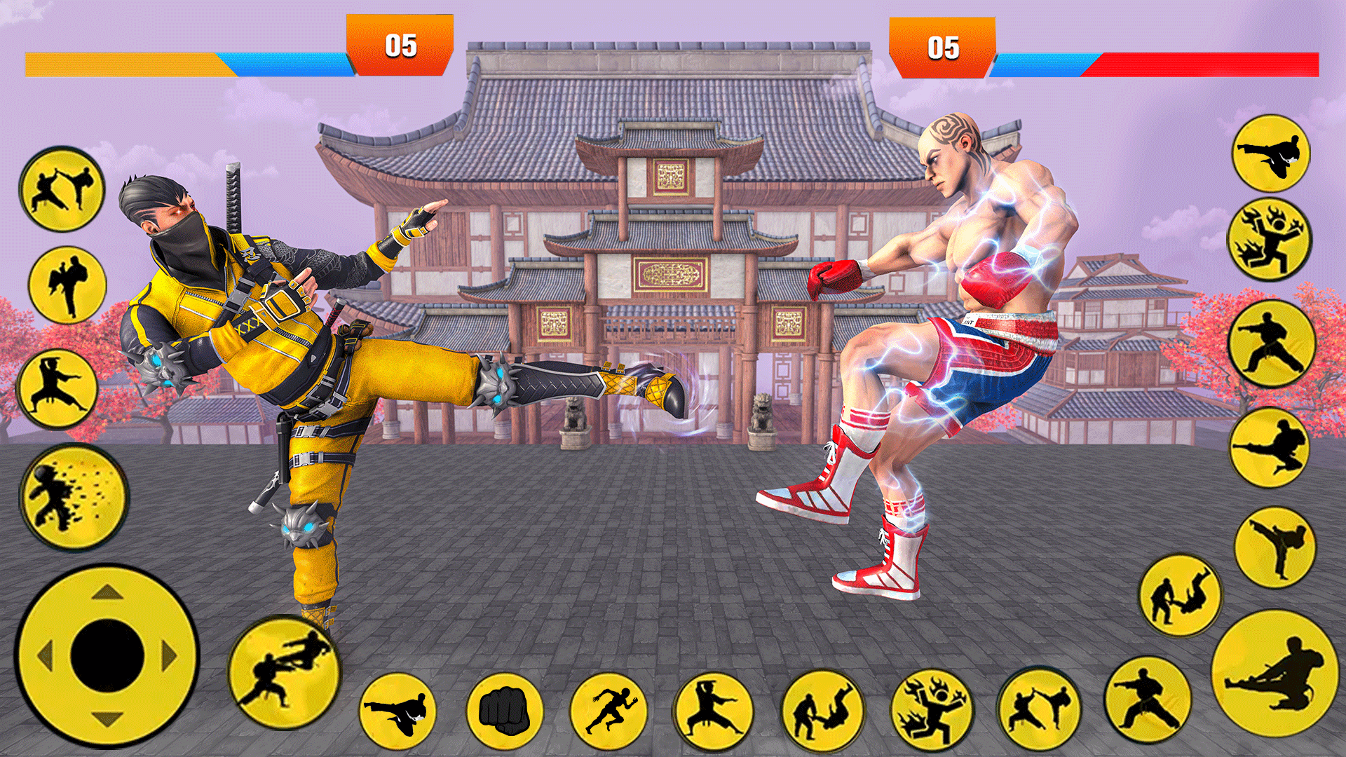 Kung-Fu Fight Games Wrestler Revolution 3d Boxing Game Cage Fight ...
