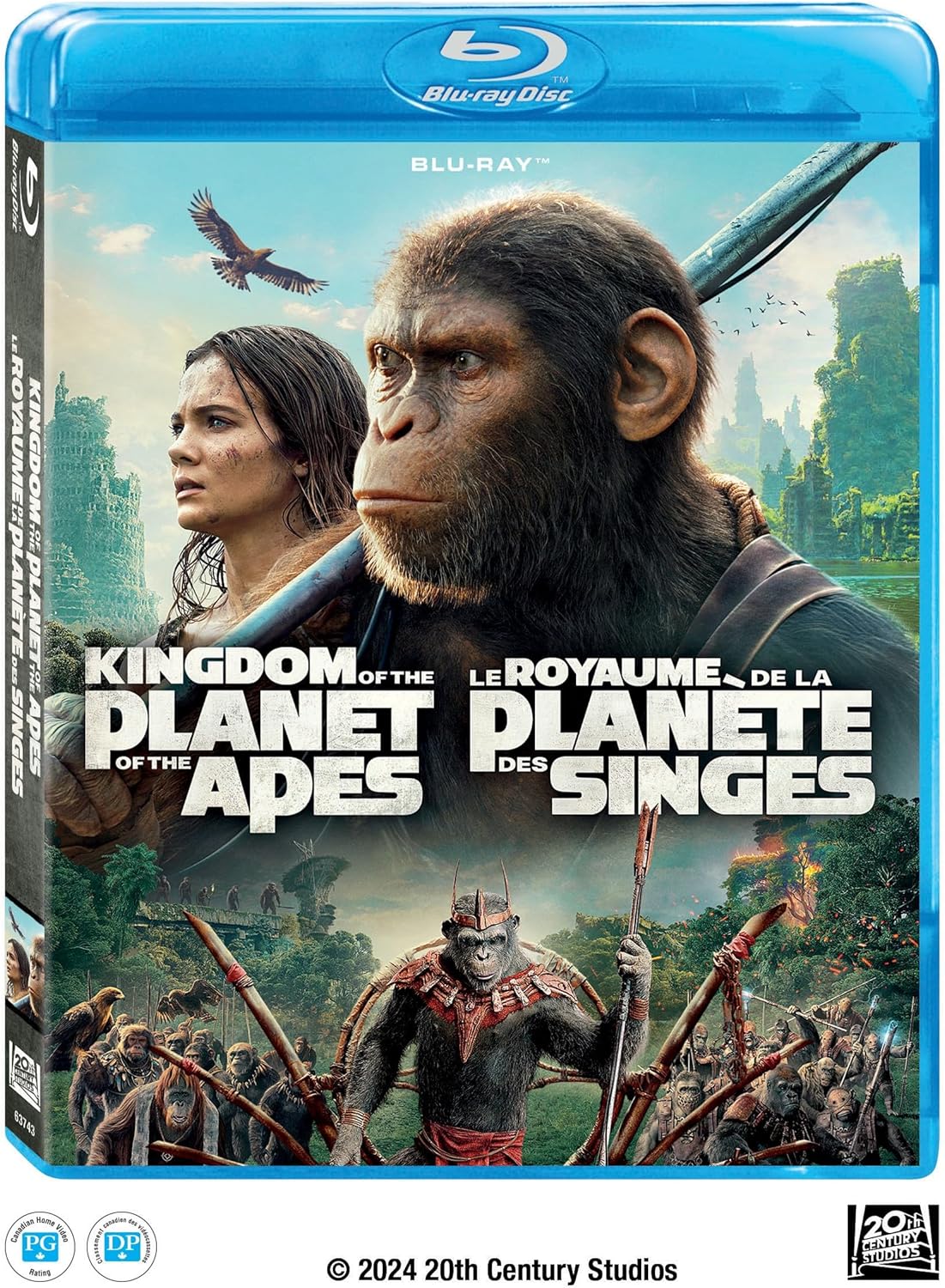 Kingdom of the Planet of the Apes [Blu-ray]: Amazon.ca: Owen Teague ...